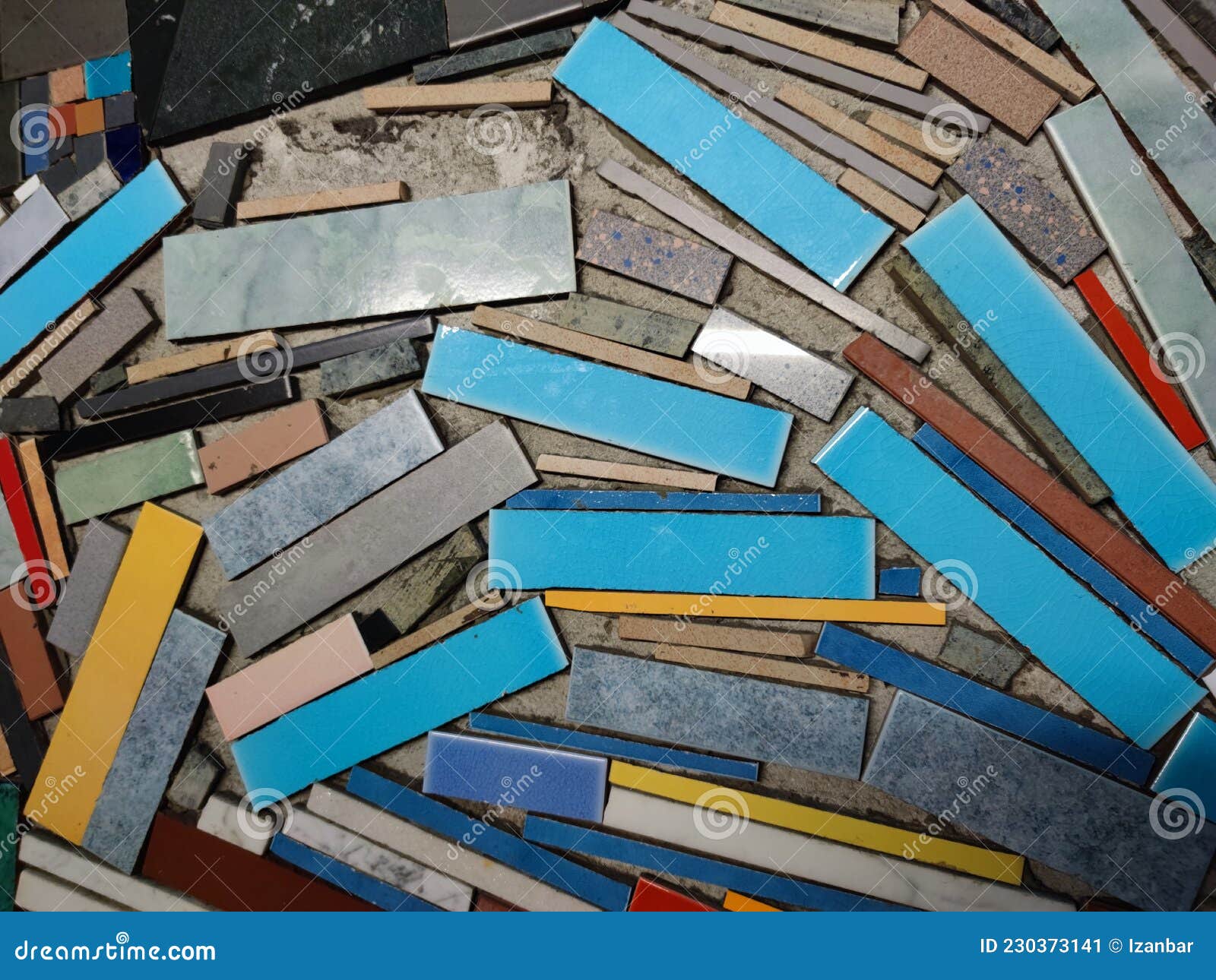 Ceramic tile wall detail stock image. Image of colorful - 230373141