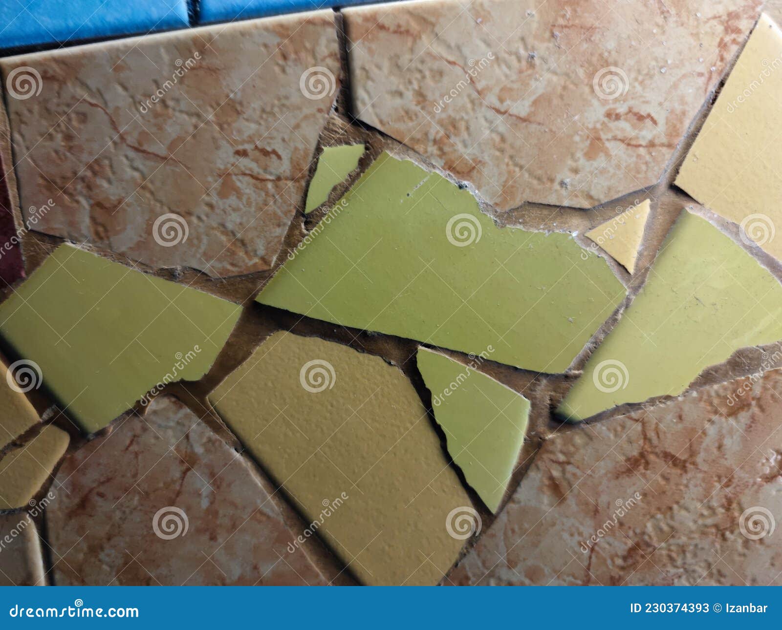 Ceramic tile wall detail stock image. Image of modern - 230374393