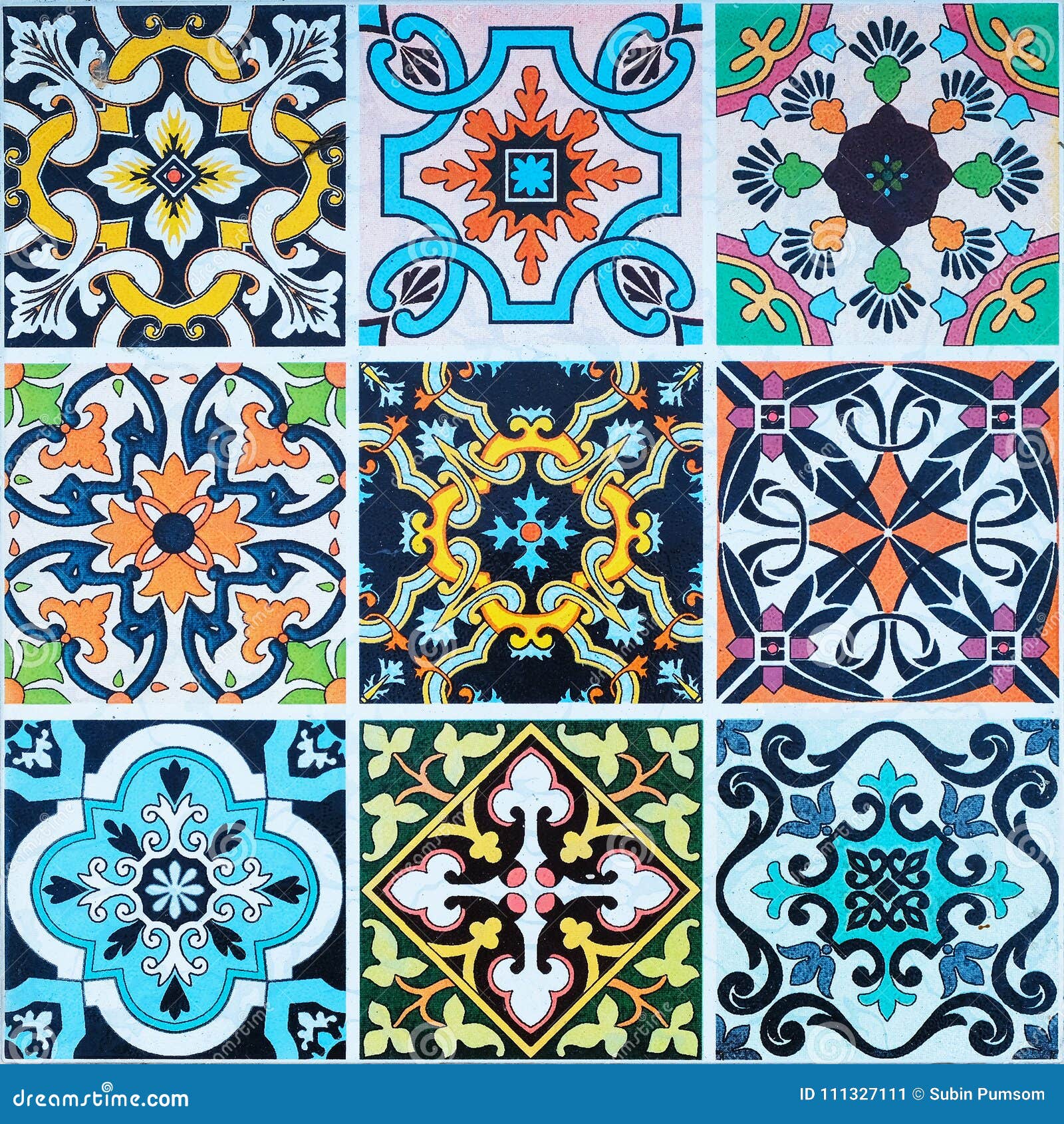 Ceramic Tiles Patterns from Stock Image - Image of fabric, islam: 111327111