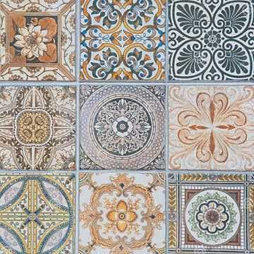 Ceramic tiles patterns stock photo. Image of colorful - 66724668