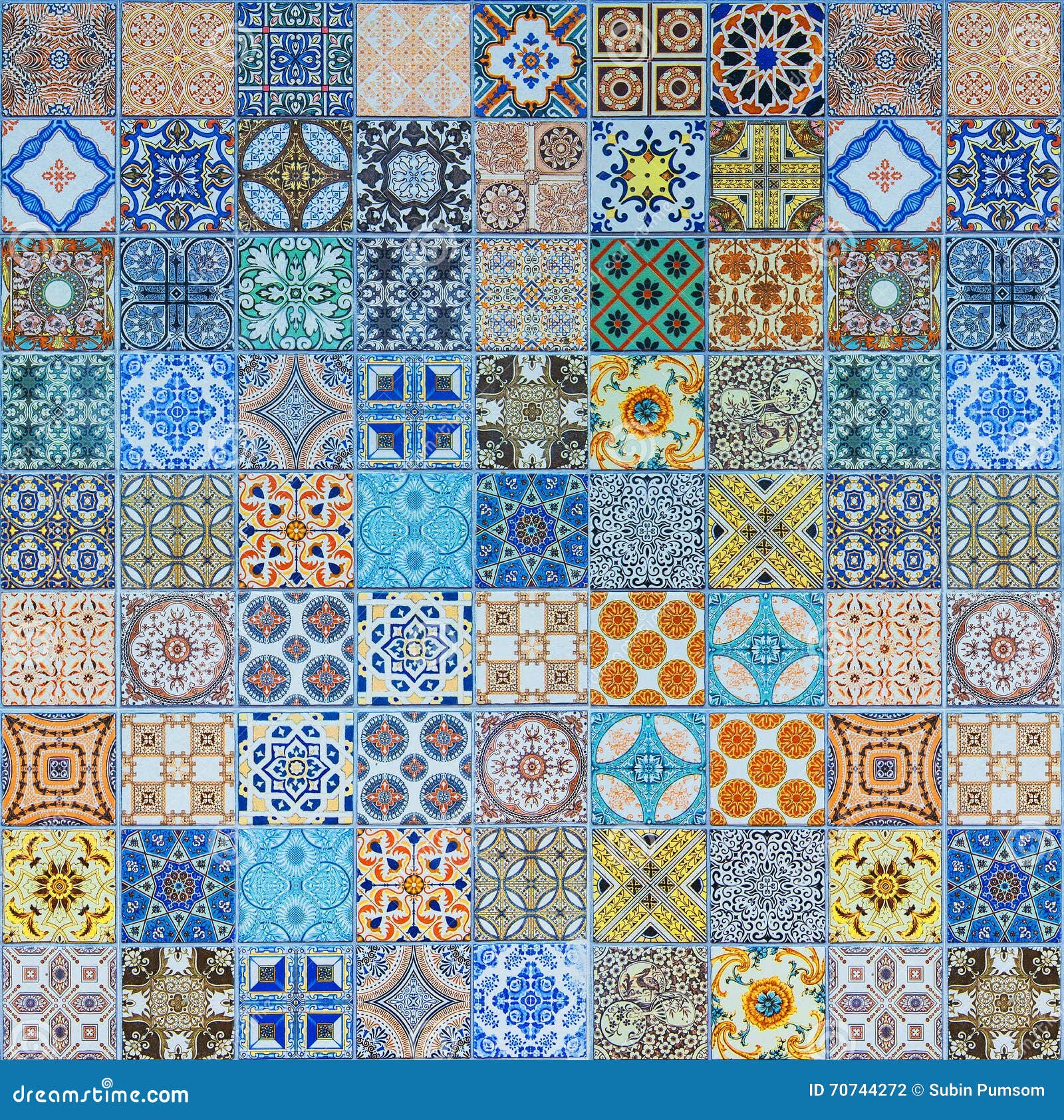 Ceramic tiles patterns stock photo. Image of azulejo - 70744272