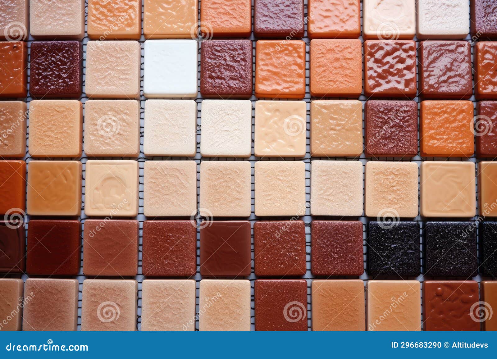 Ceramic Tiles Stacked Neatly on a Surface Stock Illustration ...