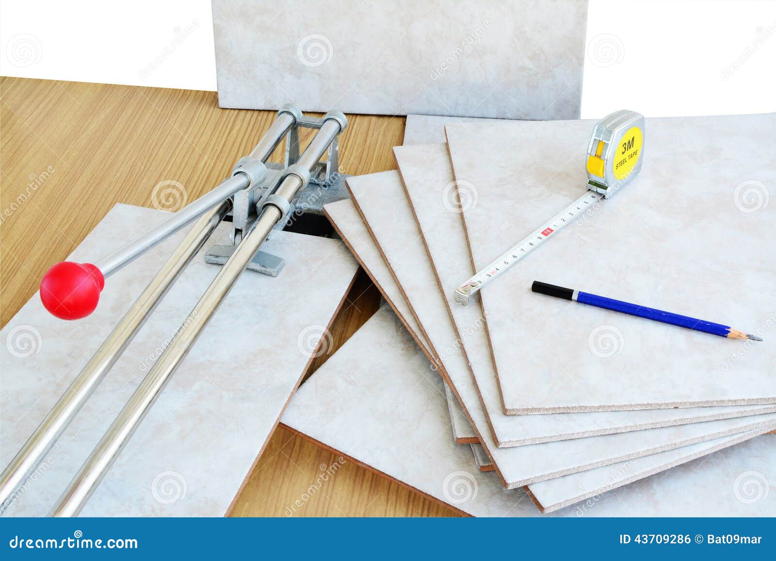 Ceramic Tiles with Tile Cutter Stock Photo - Image of manual, home ...