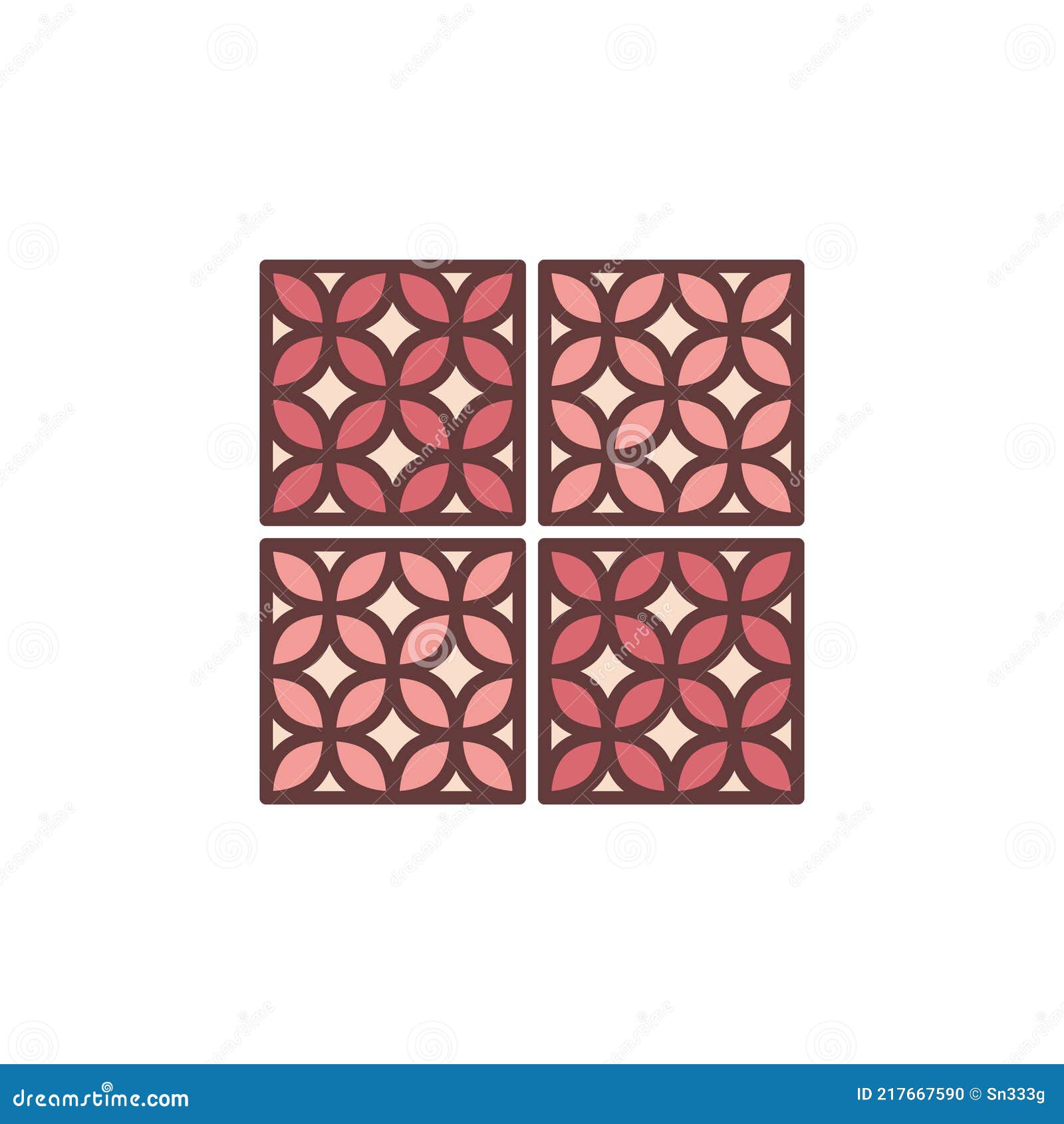 Ceramic Tiles Vector Concept Red Icon or Symbol Stock Vector ...