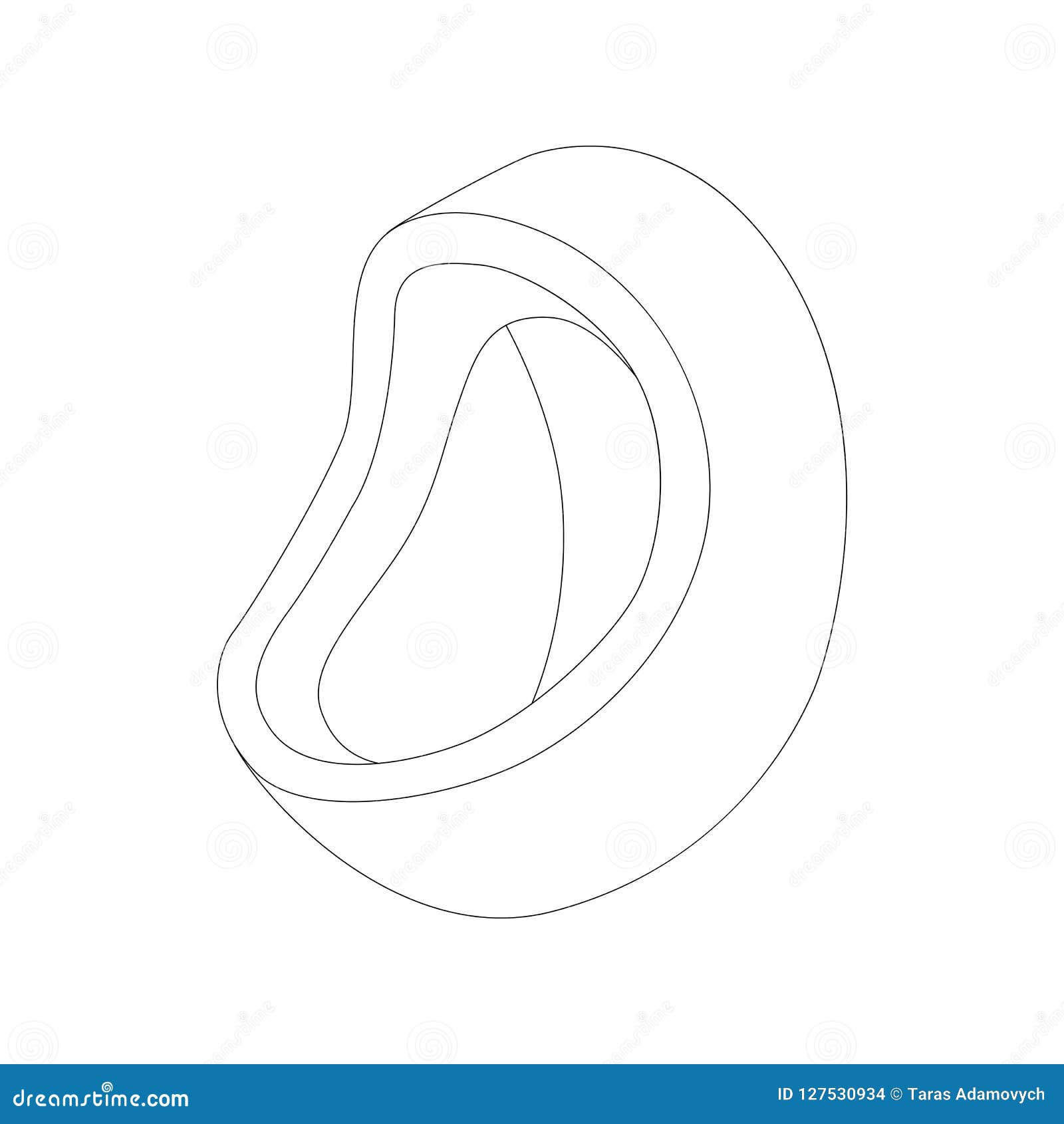 Ceramic Urinal Vector Illustration Lining Draw | CartoonDealer.com ...