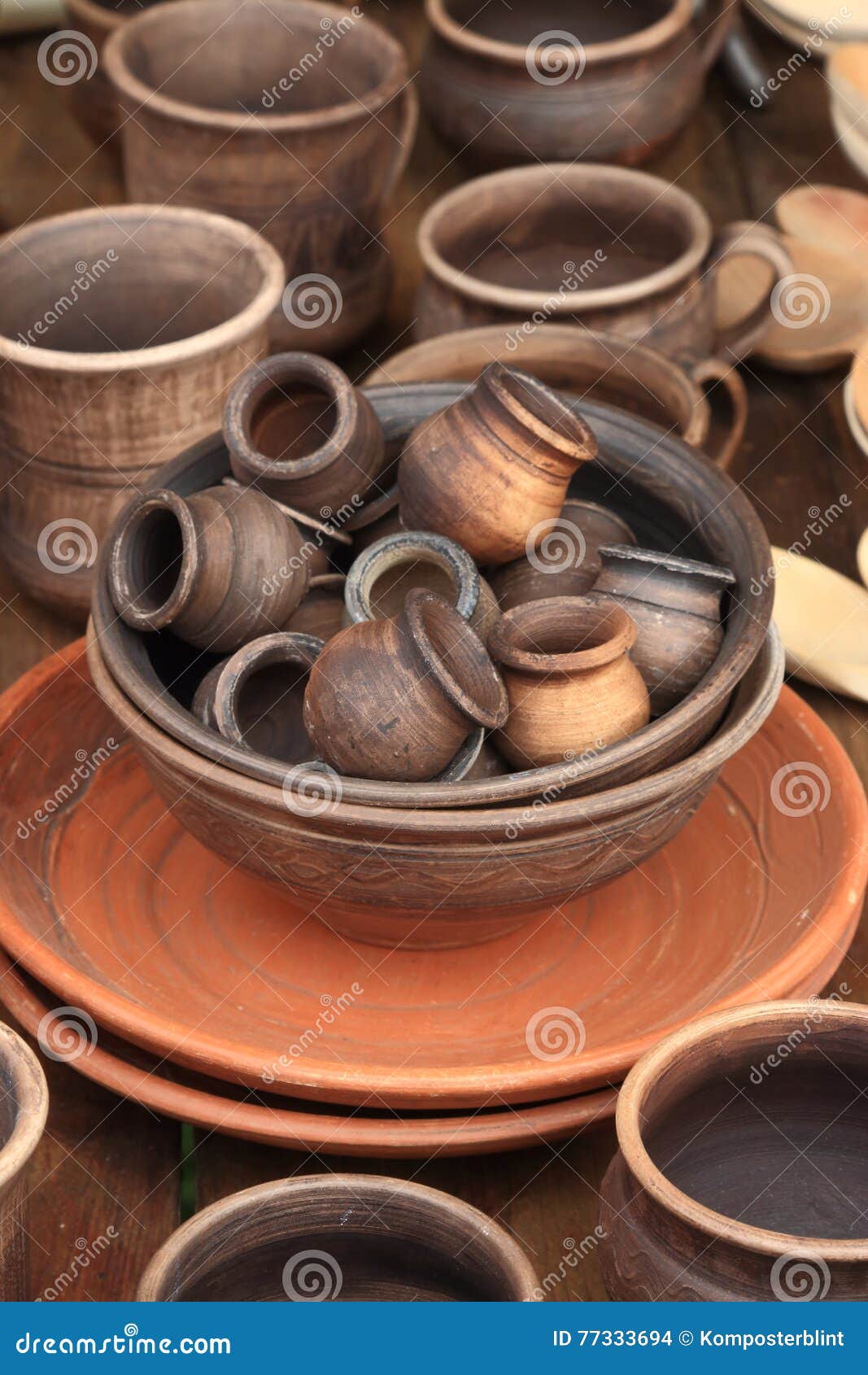 Ceramic utensil stock photo. Image of making, craft, trade - 77333694