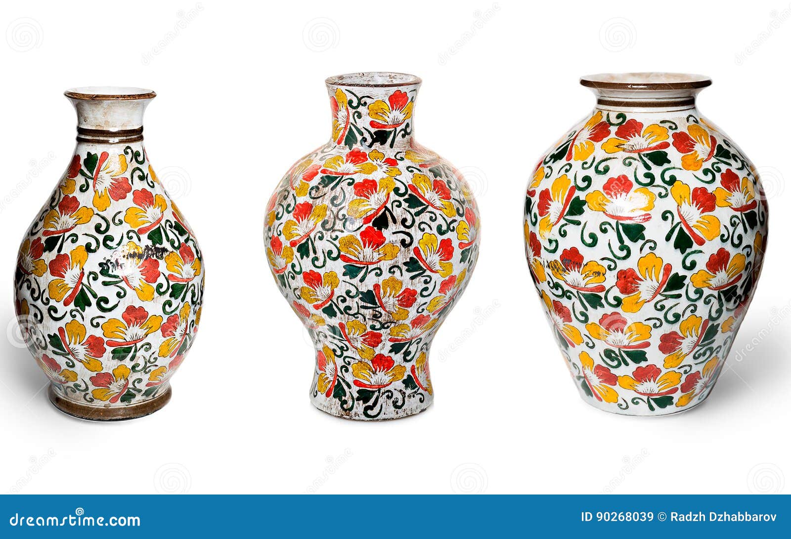 Ceramic vase, collage stock image. Image of colorful - 90268039