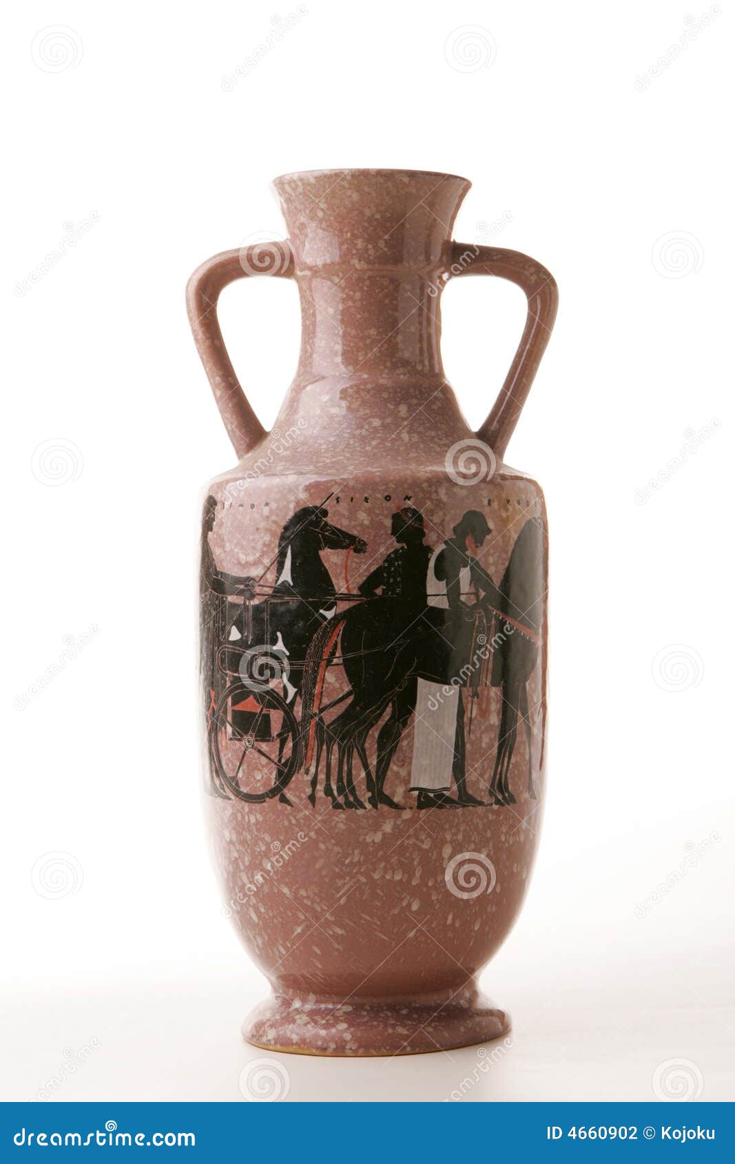 A Ceramic Vase Like the Ancient Greek Amphora Stock Photo - Image of ...