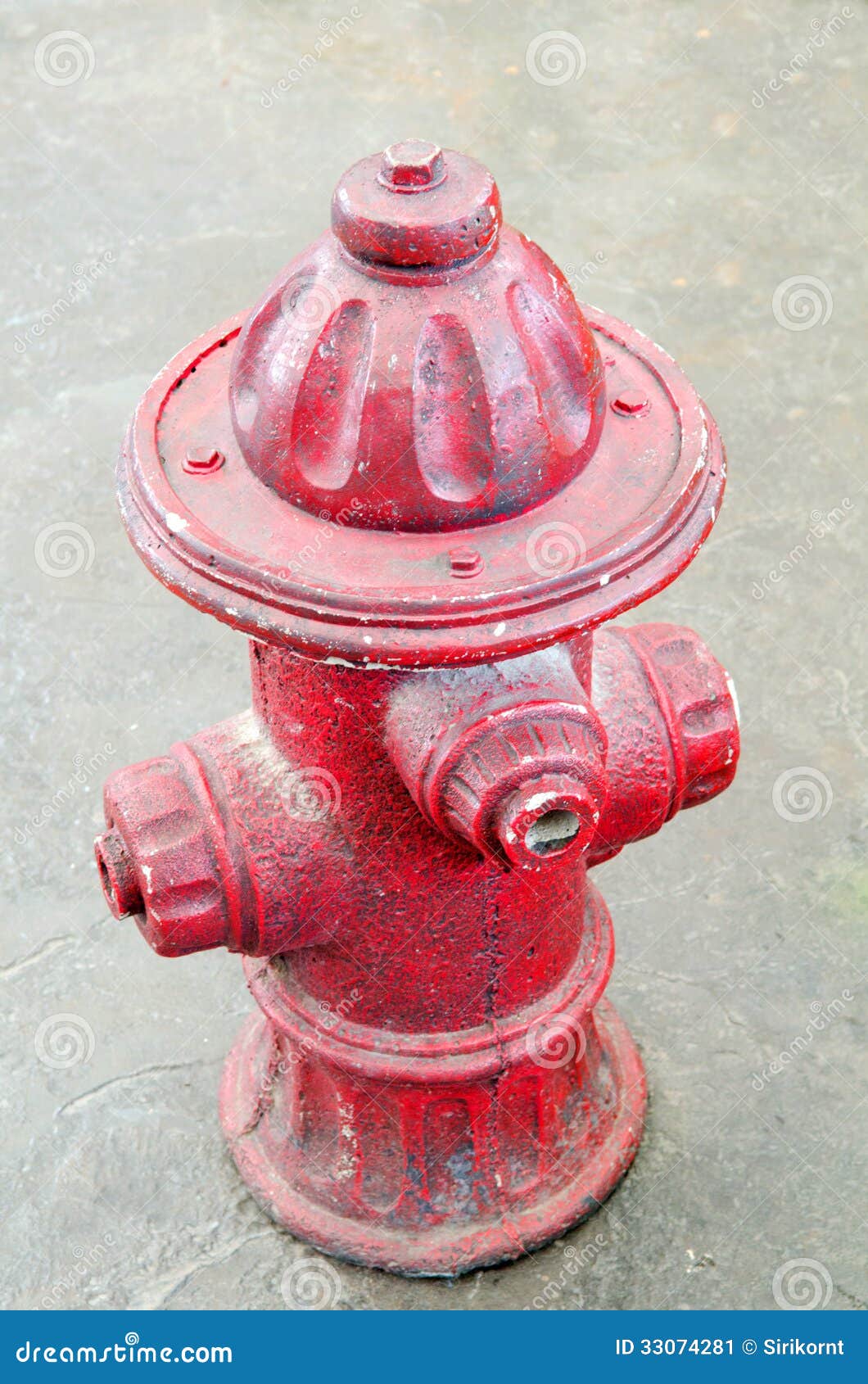 Ceramic Vintage Red Fire Hydrant Stock Image - Image of hydrant, heavy ...