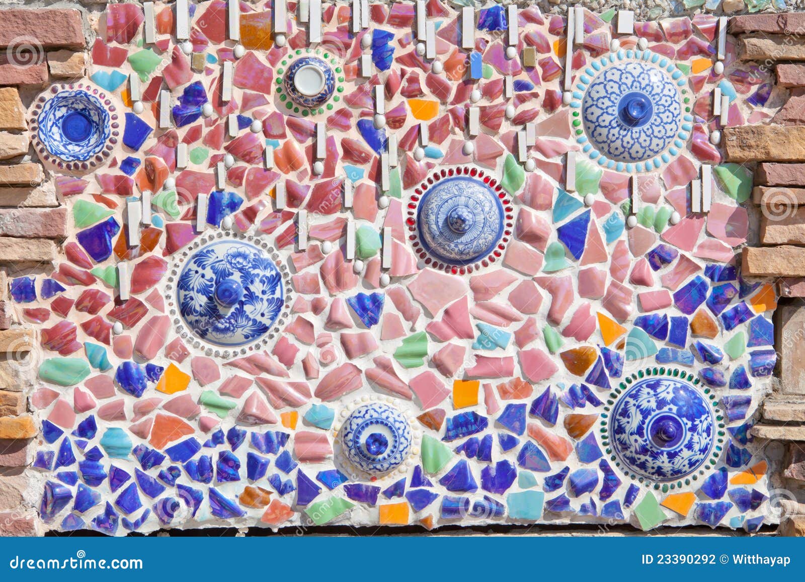 Ceramic wall pattern stock photo. Image of decorative - 23390292