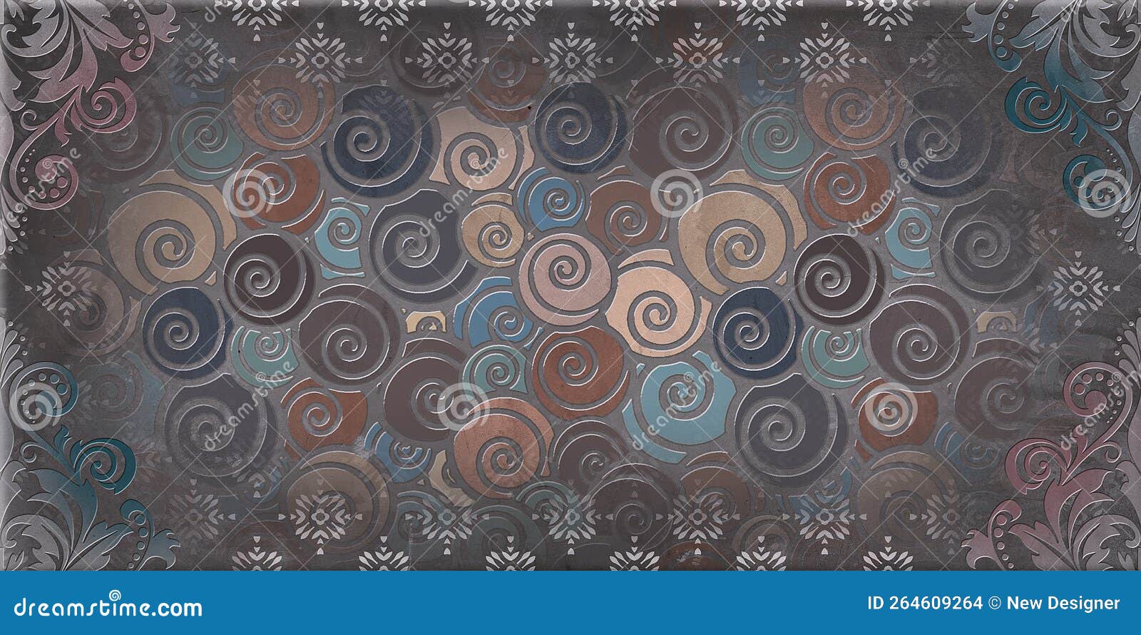 Ceramic Wall Tile Decor with Multi Color Continuous Joint Design. Also ...