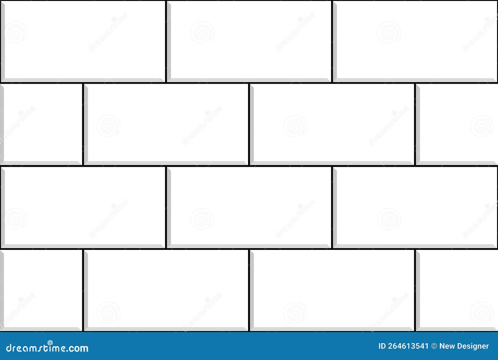 Ceramic Wall Tile Decor with Multi Color Continuous Joint Design. Also ...