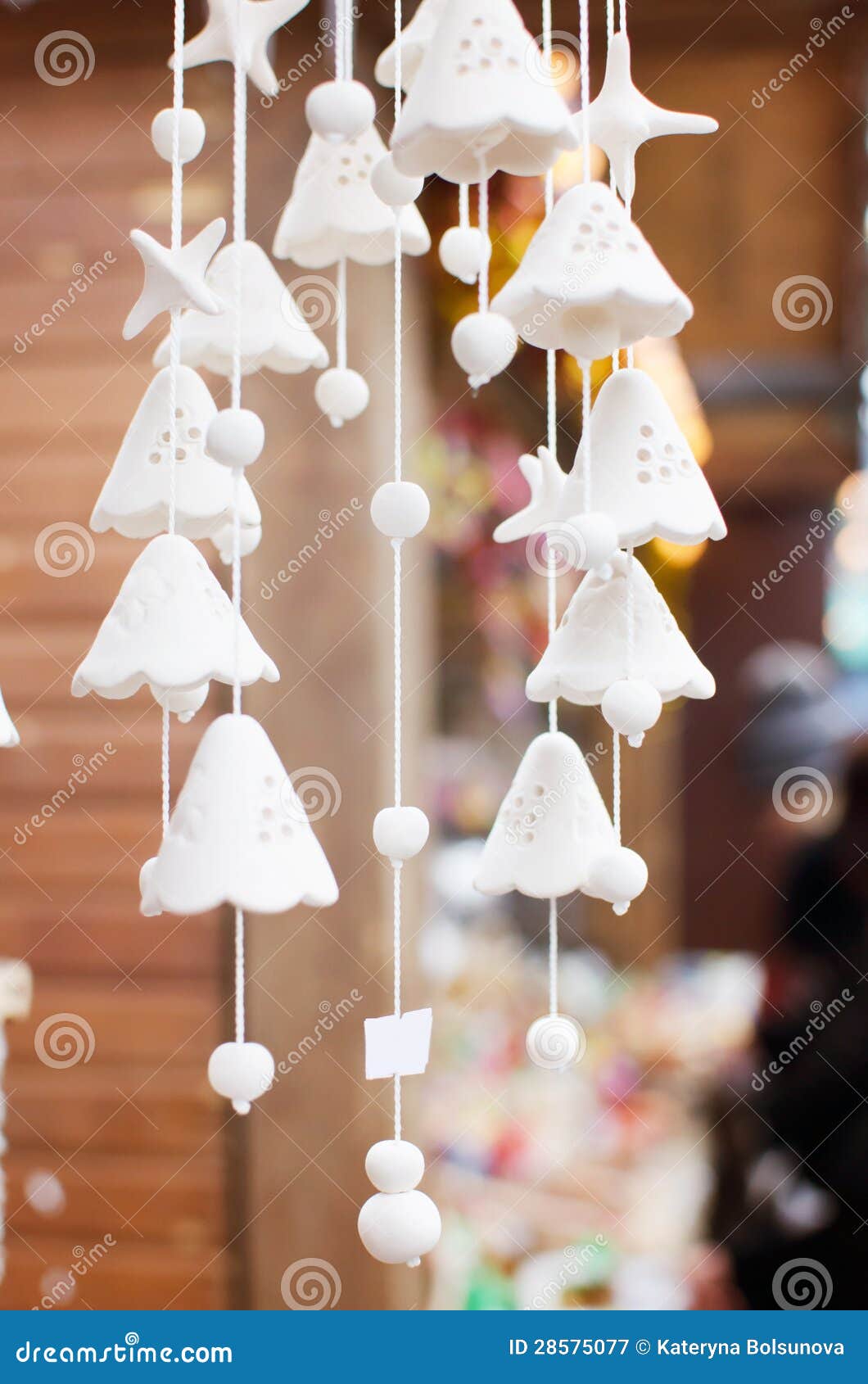 Ceramic wind chimes stock image. Image of color, chime - 28575077
