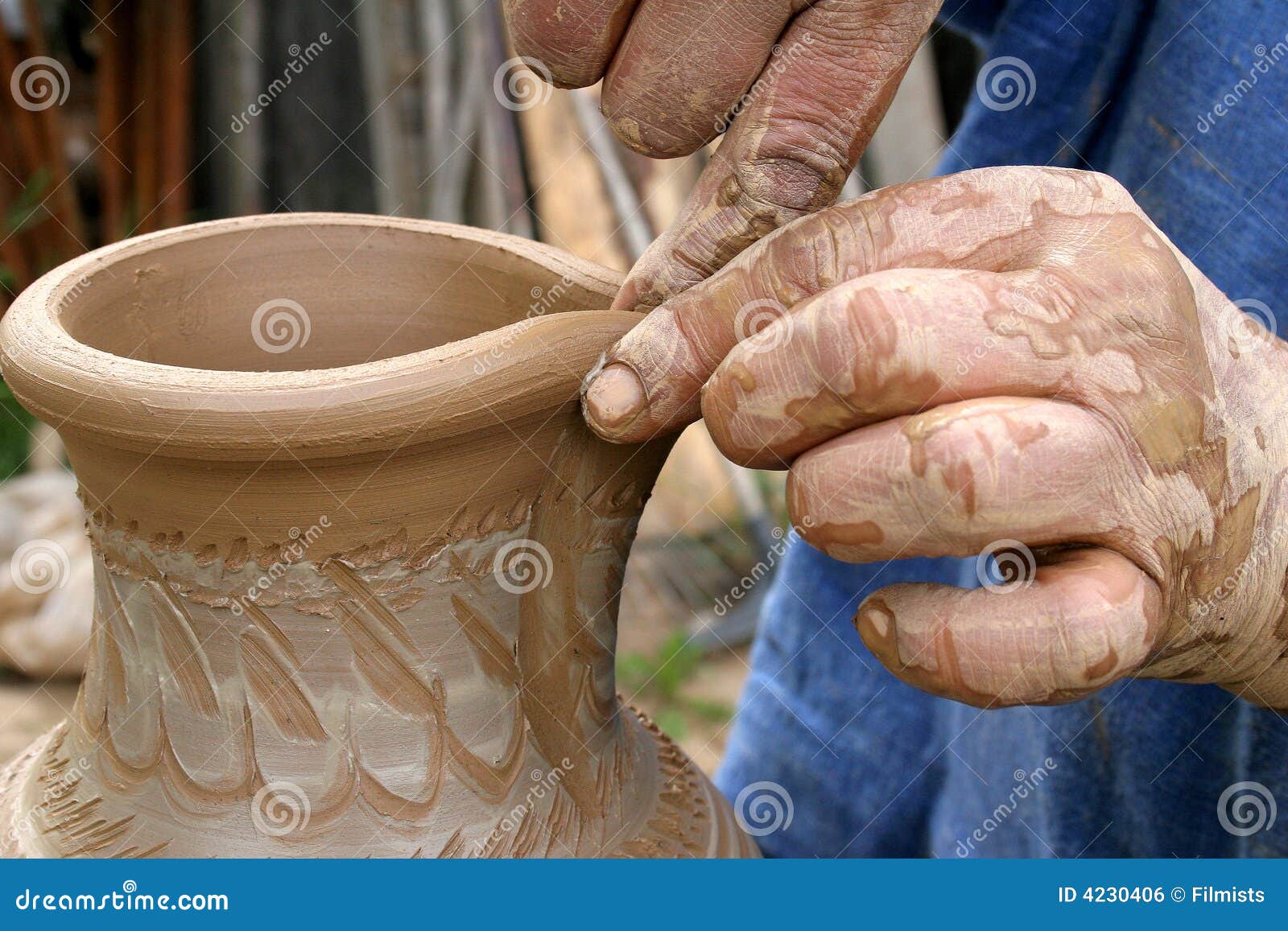 Ceramics manufacturing stock photo. Image of inspiration - 4230406