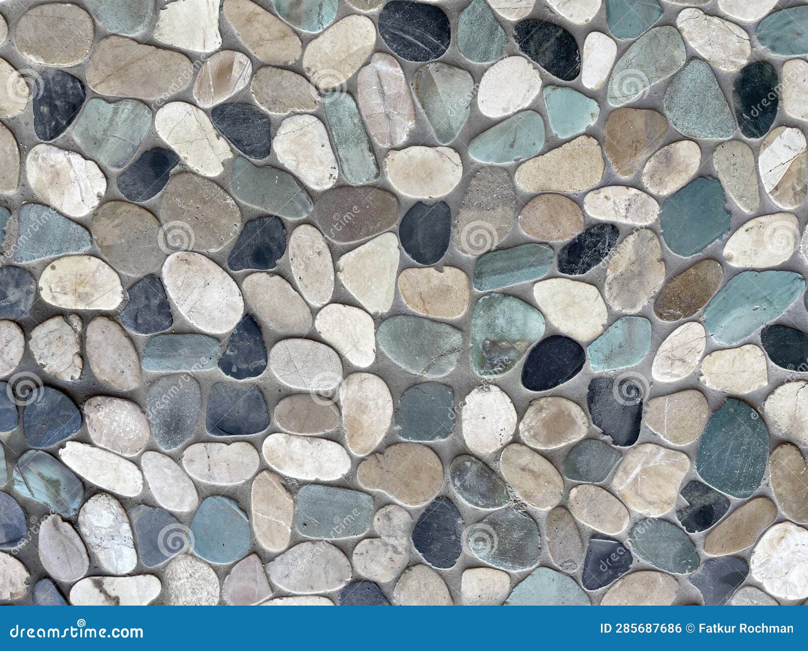 Ceramics with Pebbles that Have Random Colors Stock Photo - Image of ...