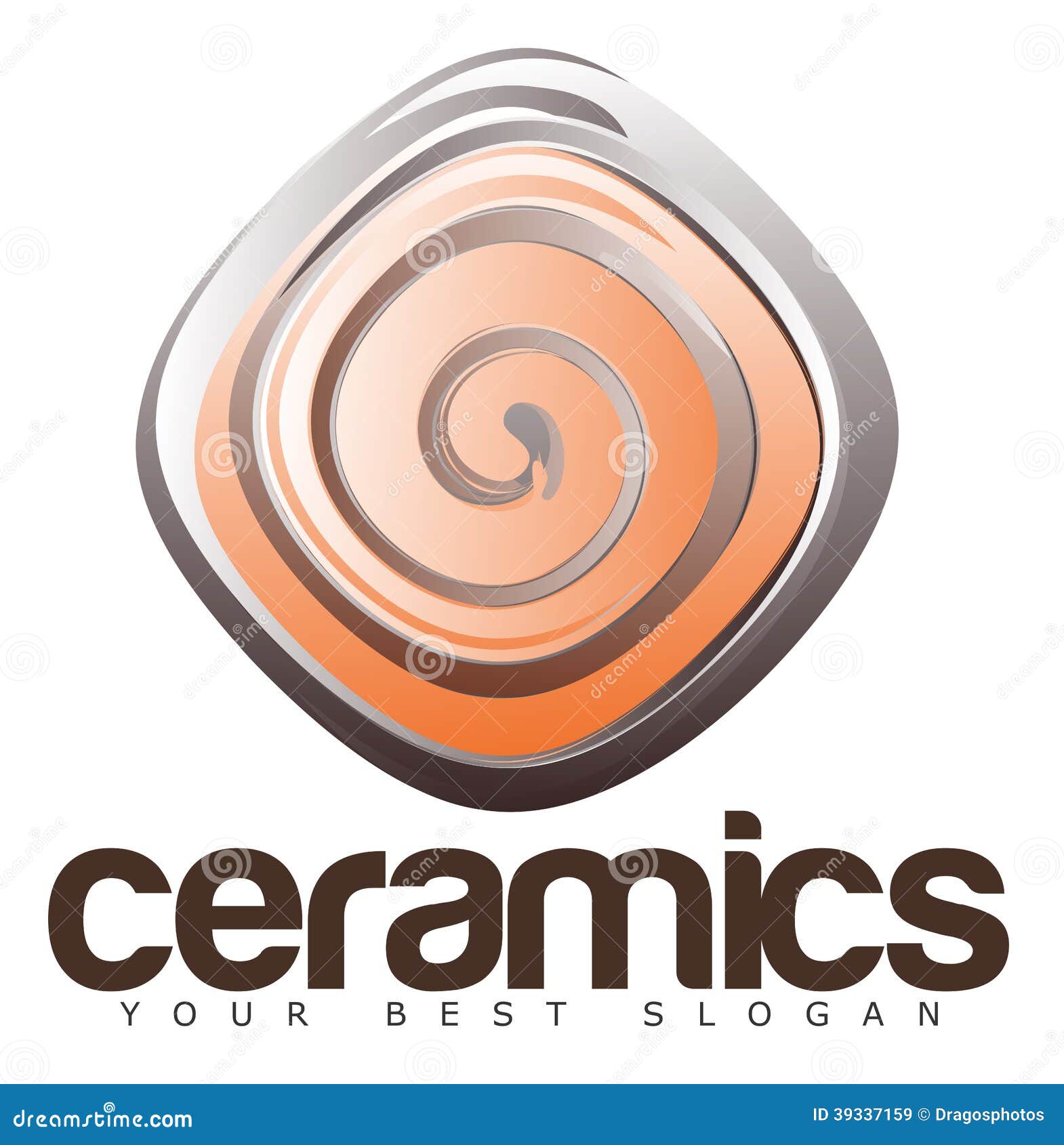 Ceramics logo stock vector. Illustration of logo, pottery - 39337159