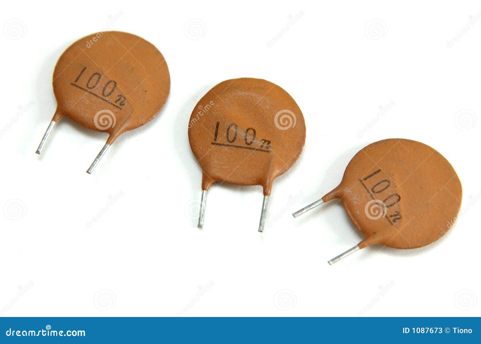 Ceramische Condensator stock afbeelding. Image of micro - 1087673