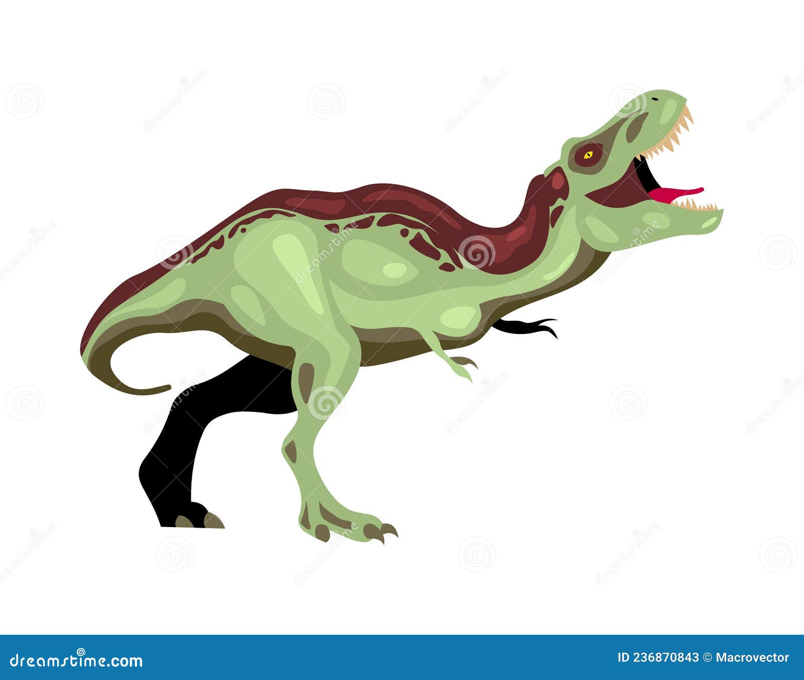 Ceratosaurus Cartoon Dinosaur Composition Stock Vector - Illustration ...