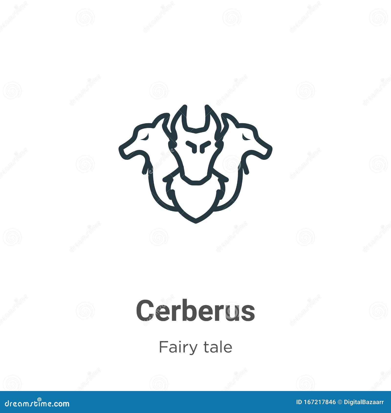 Cerberus Icon. Trendy Cerberus Logo Concept On White Background Vector ... Cerberus Icon. Trendy Cerberus Logo Concept On White Background Vector ...