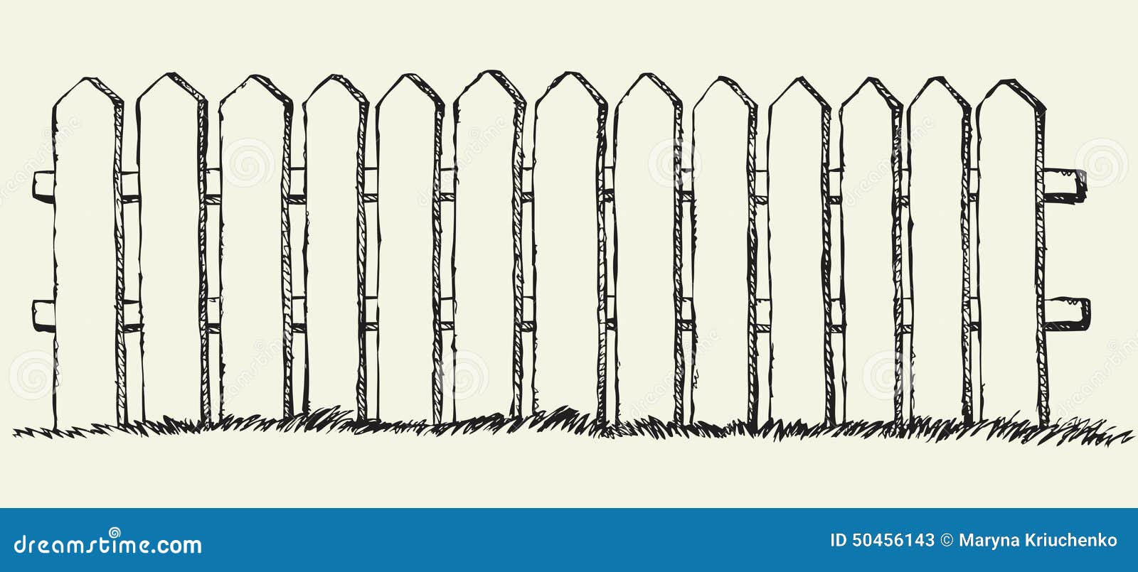 Cerca De Madera Gráfico Del Vector Ilustración del Vector - Ilustración ...
