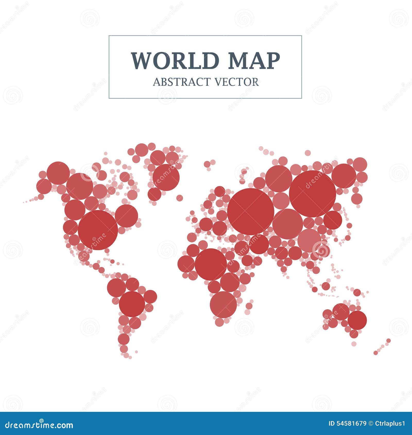 Cerchio E Dot Design Della Mappa Di Mondo Illustrazione di Stock ...