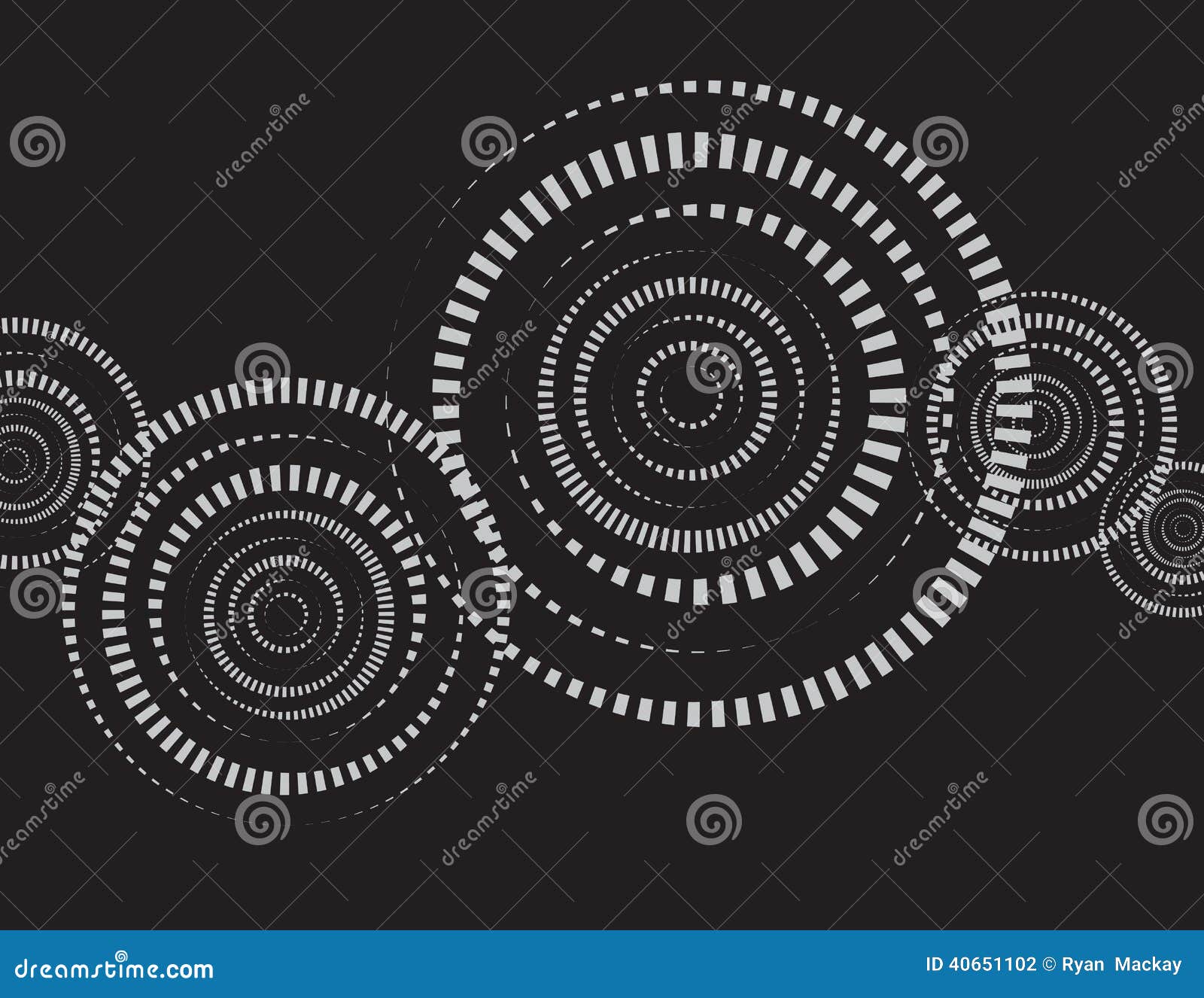 Cercles concentriques illustration stock. Illustration du concentrique ...