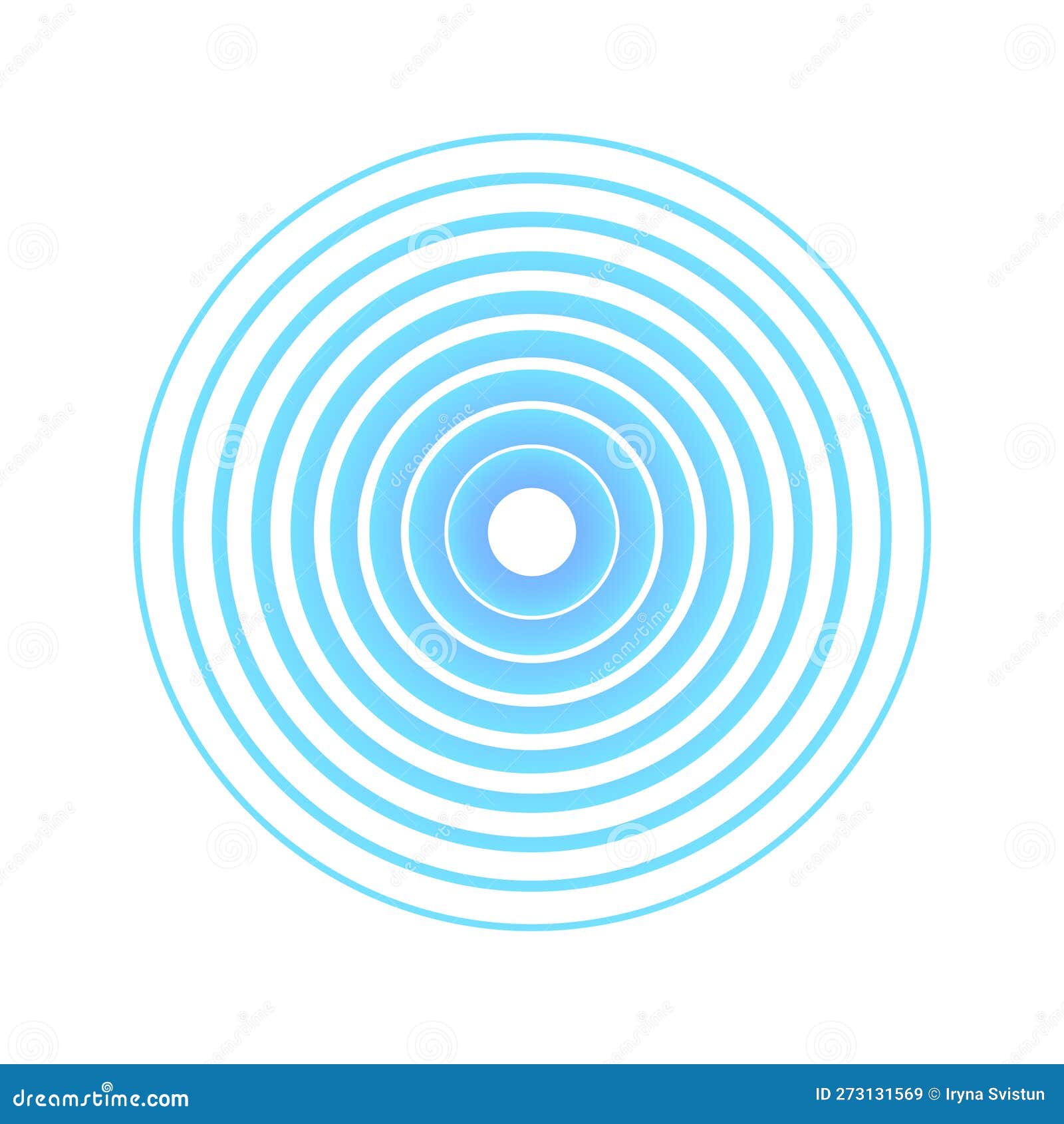 Cercles Concentriques. Cercles Avec Centre Commun. Illustration ...