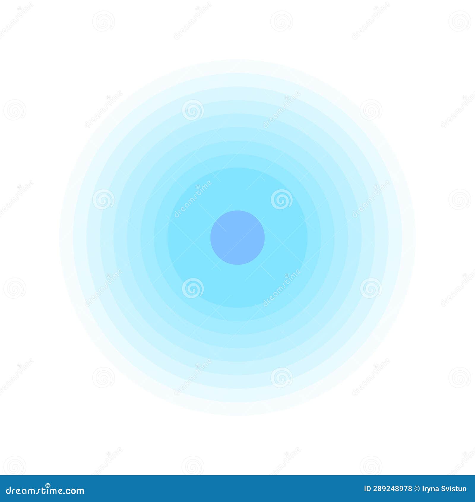 Cercles Concentriques. Cercles Avec Centre Commun. Vecteur ...