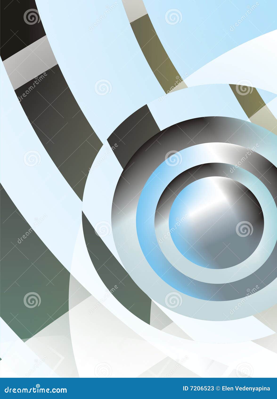 Cercles Concentriques Et Lignes Illustration de Vecteur - Illustration ...