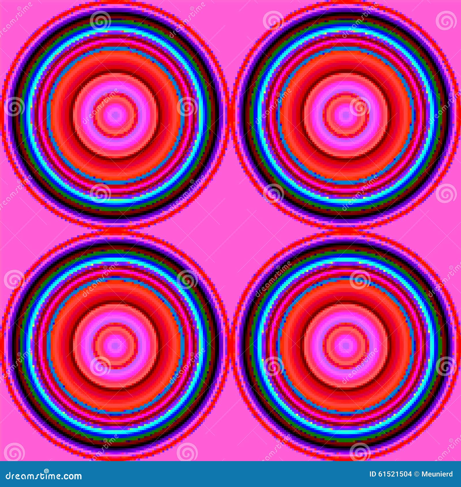 Cercles pixel stock illustration. Illustration of colors - 61521504