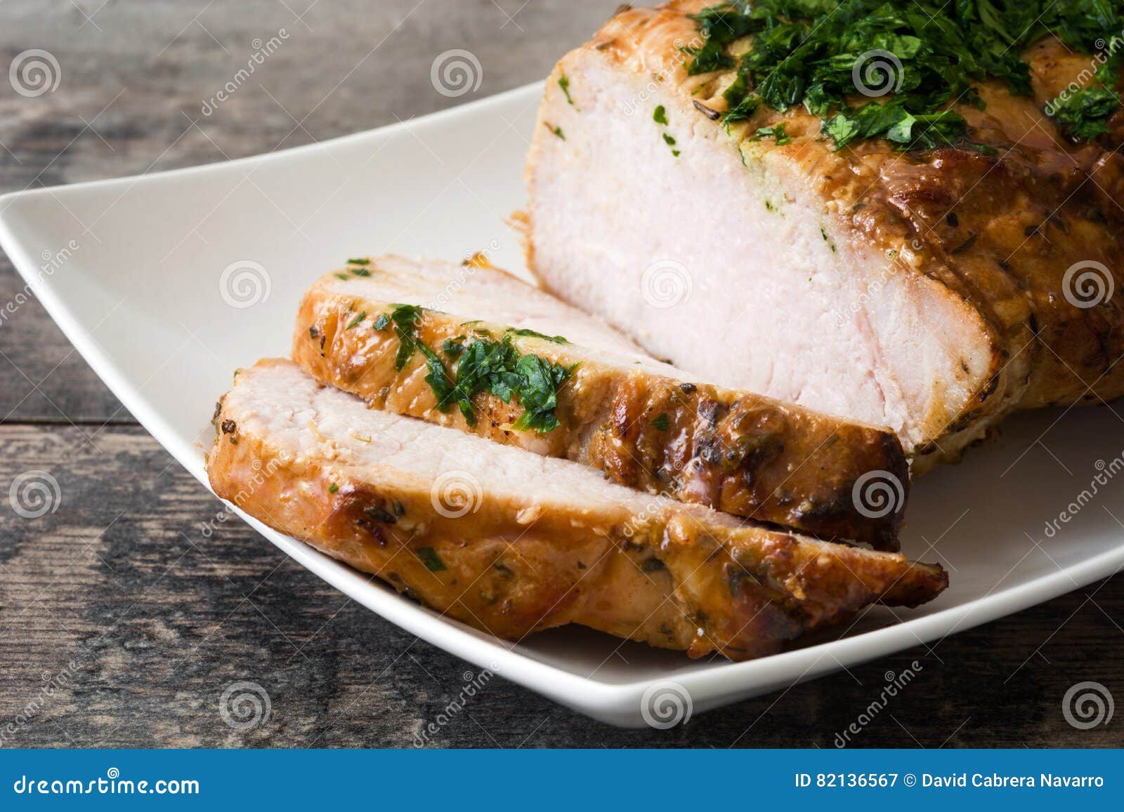 Cerdo asado imagen de archivo. Imagen de alimento, almuerzo - 82136567