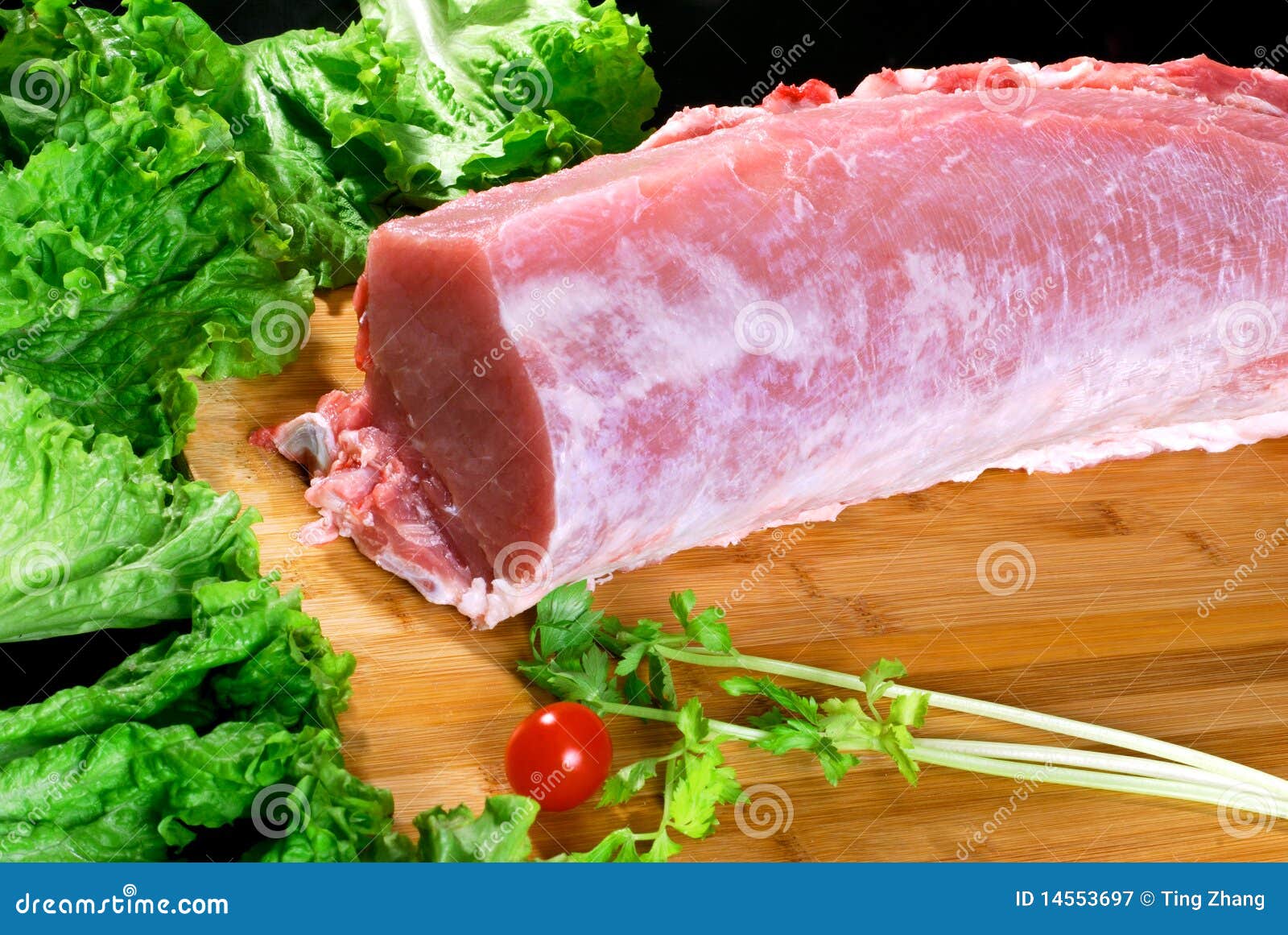 Cerdo magro imagen de archivo. Imagen de caliente, barbacoa - 14553697