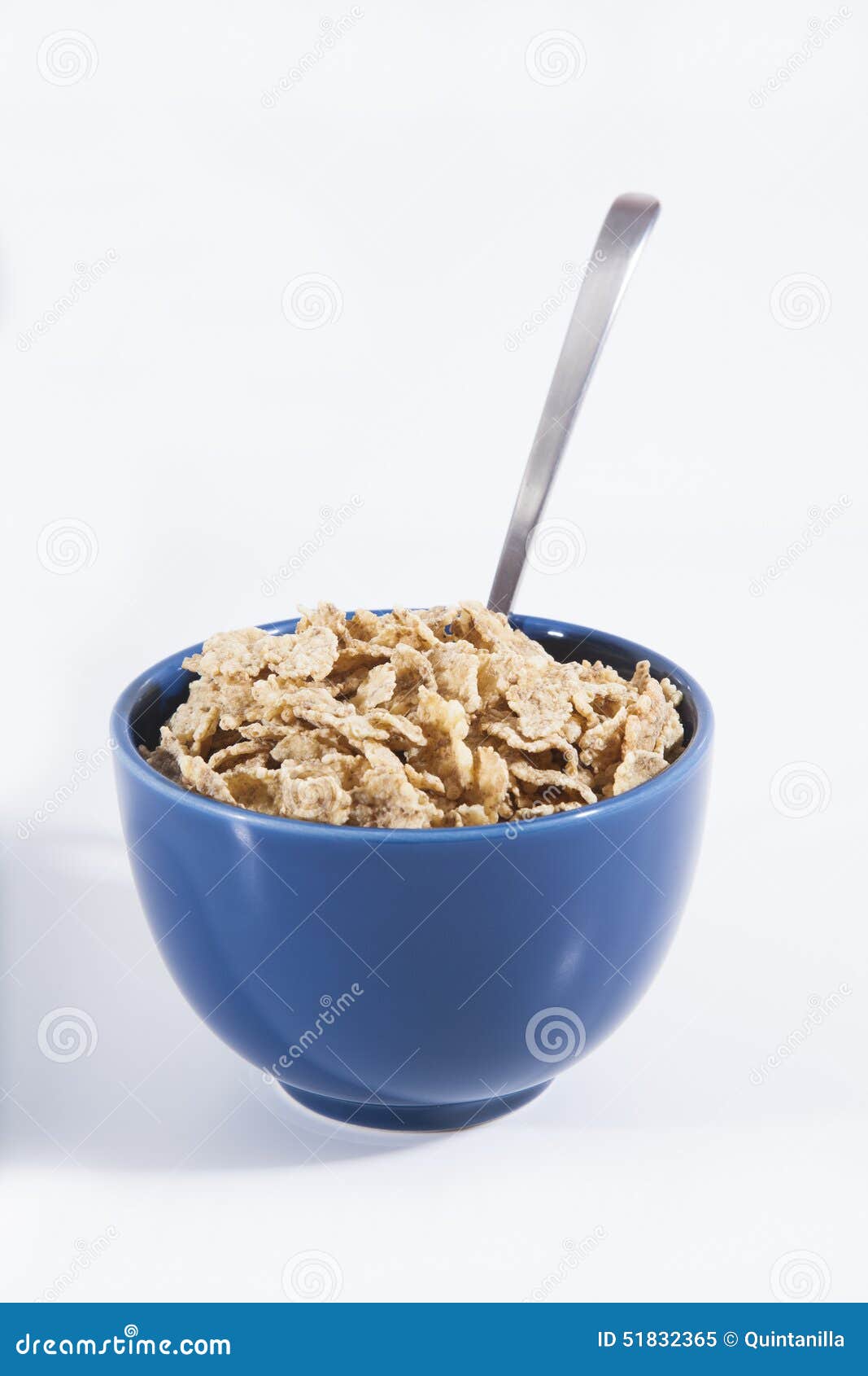 Cereal blue bowl stock image. Image of bowl, fiber, break - 51832365