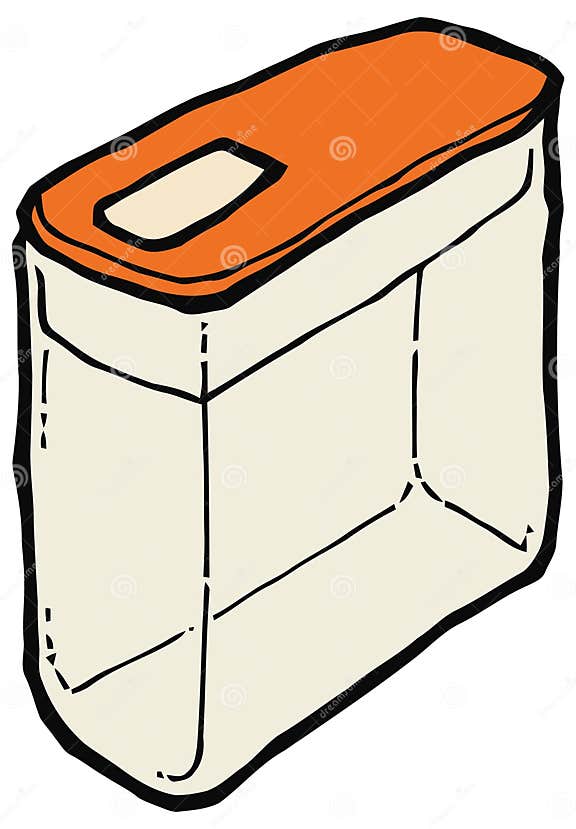 Cereal Box Vector Illustration Stock Vector Illustration Of Empty