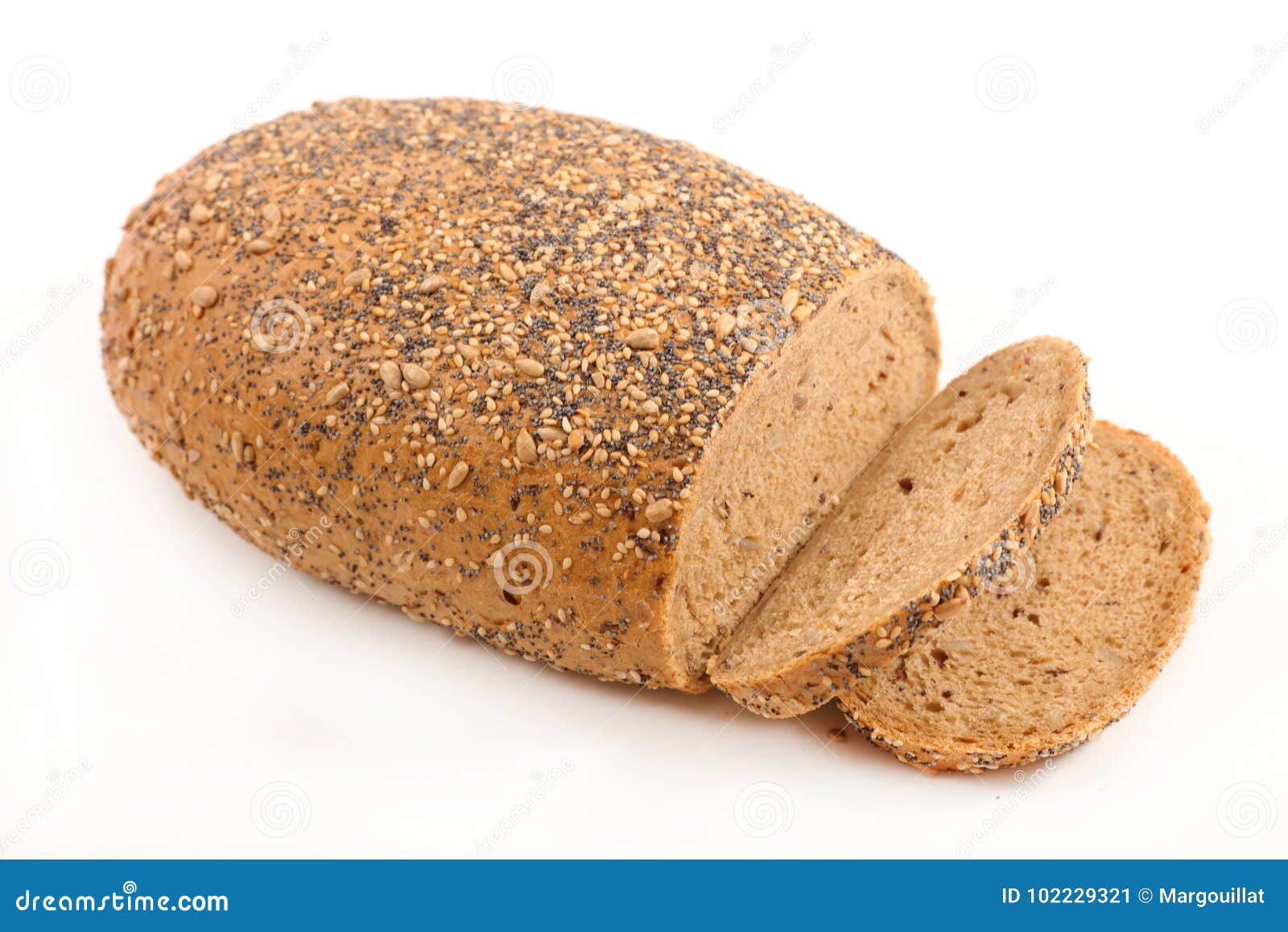 Cereal bread stock image. Image of cereal, french, meal - 102229321