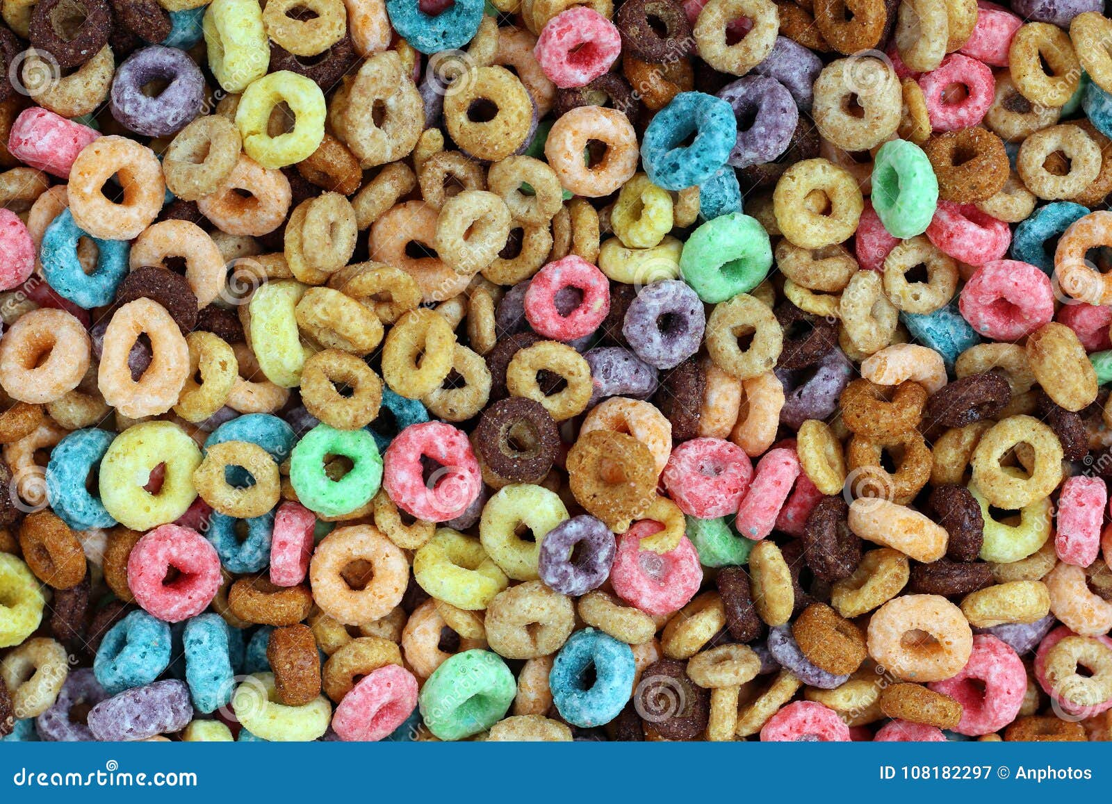 Cereal colorido imagem de stock. Imagem de verde, alaranjado - 108182297