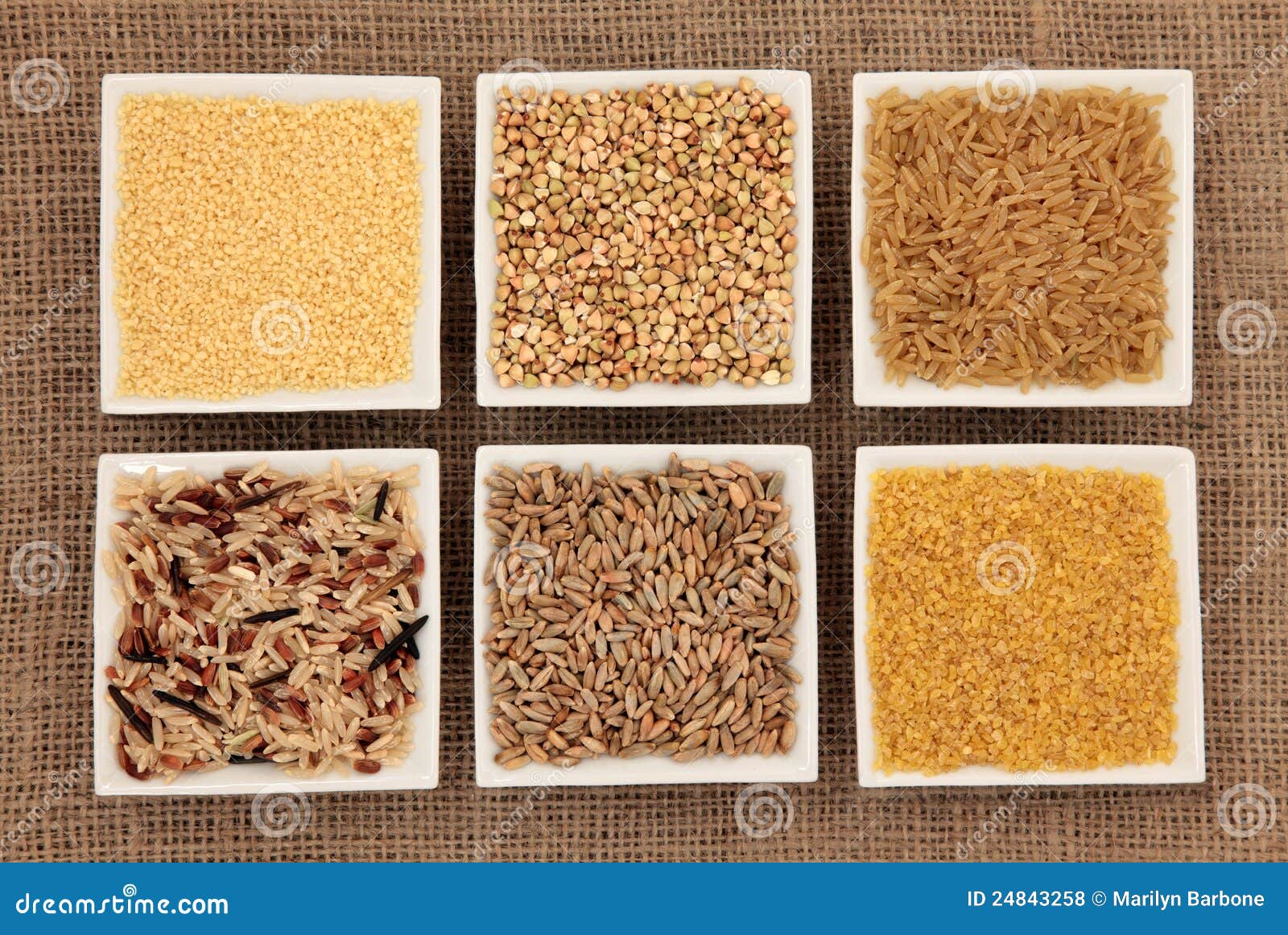 Cereal and Grain Selection stock photo. Image of buckwheat - 24843258