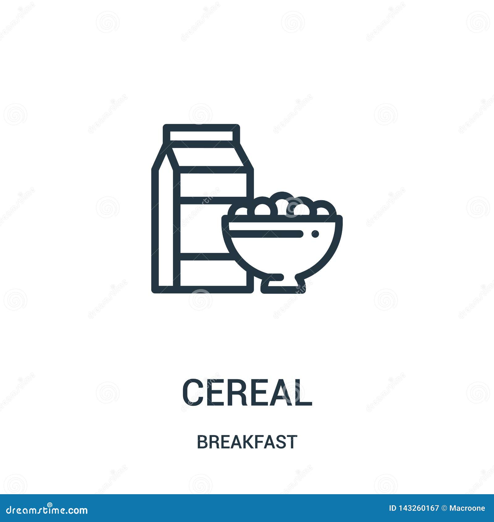 Cereal Box Icon Clipart Logtotype Isolated Illustration Cartoon Vector ...