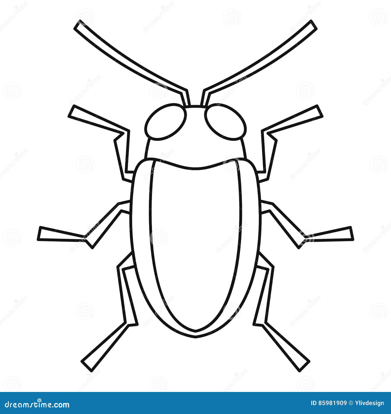 Beetle Outline