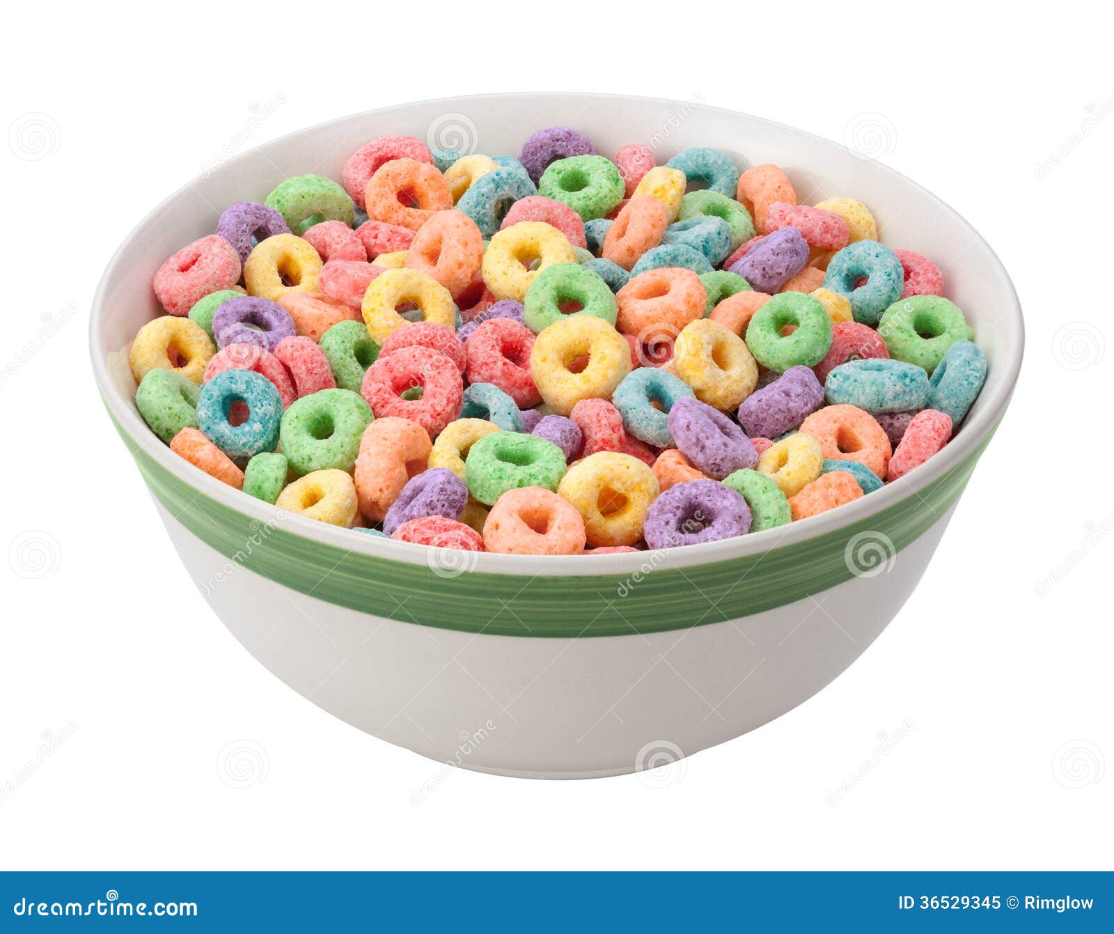 Cereal Multicolor De La Fruta Aislado Imagen de archivo - Imagen de ...