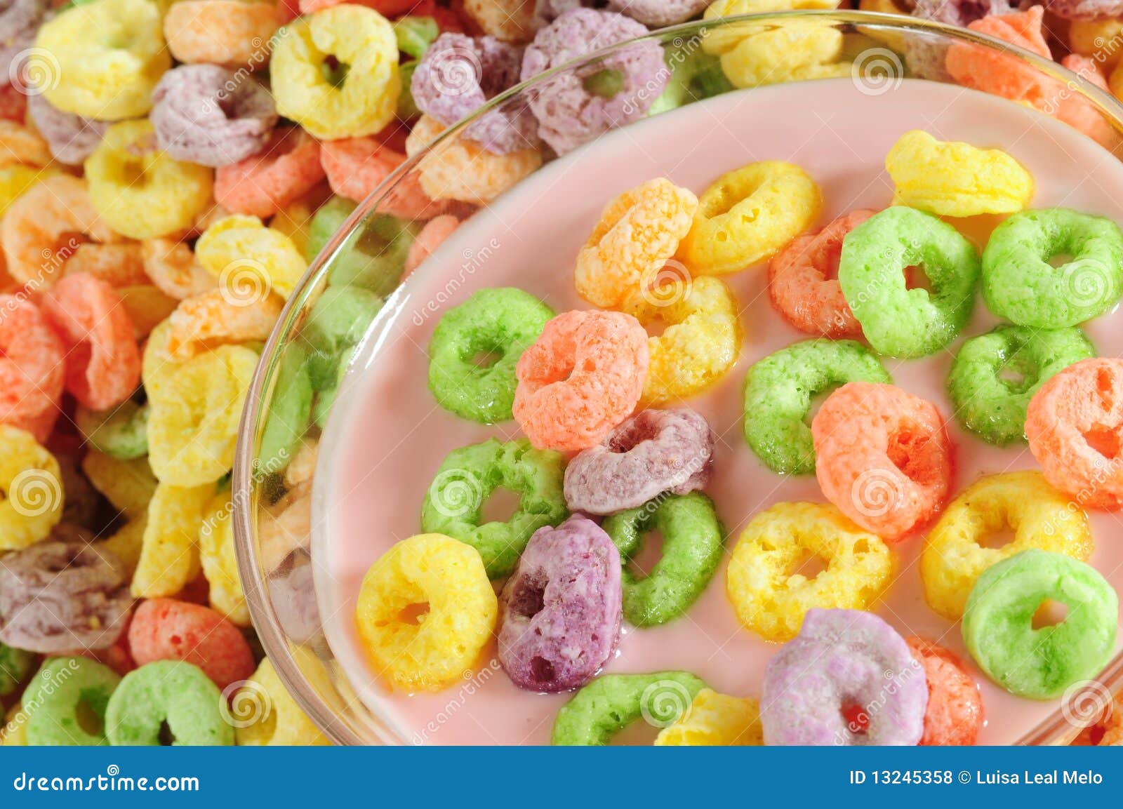 Cereal rings. stock photo. Image of diet, milk, chef - 13245358