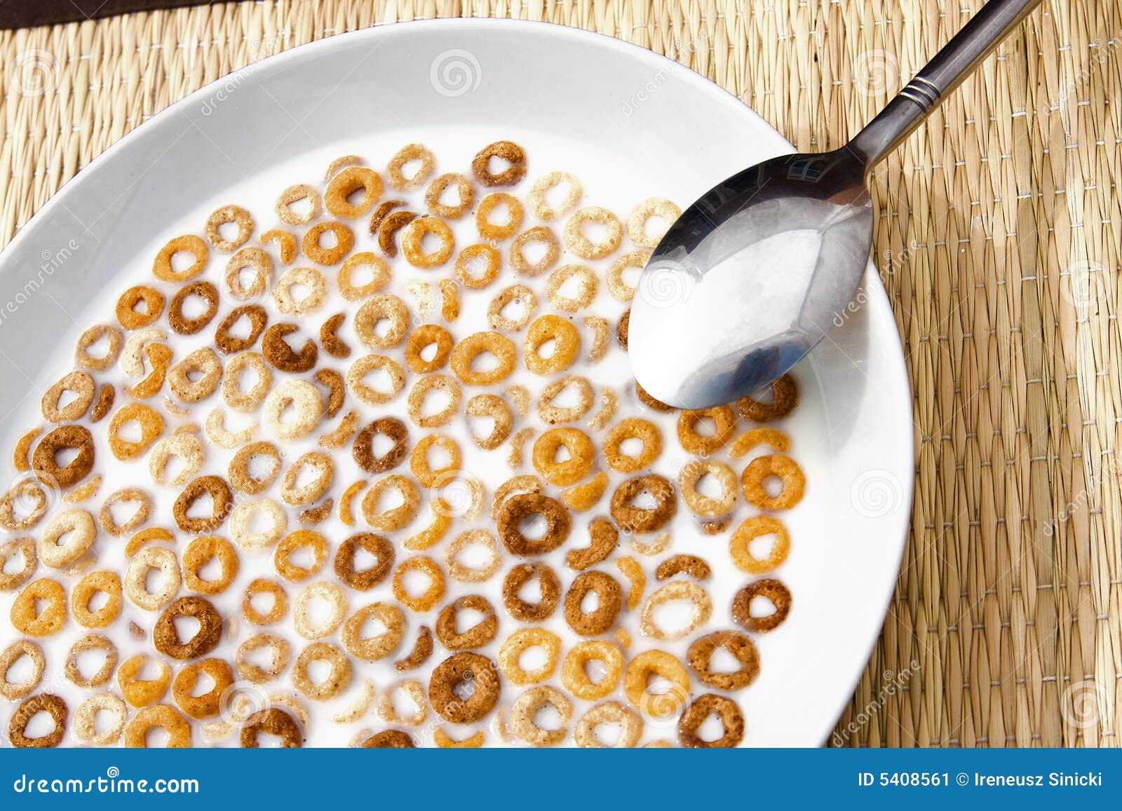 Cereal And Spoon Picture. Image: 5408561