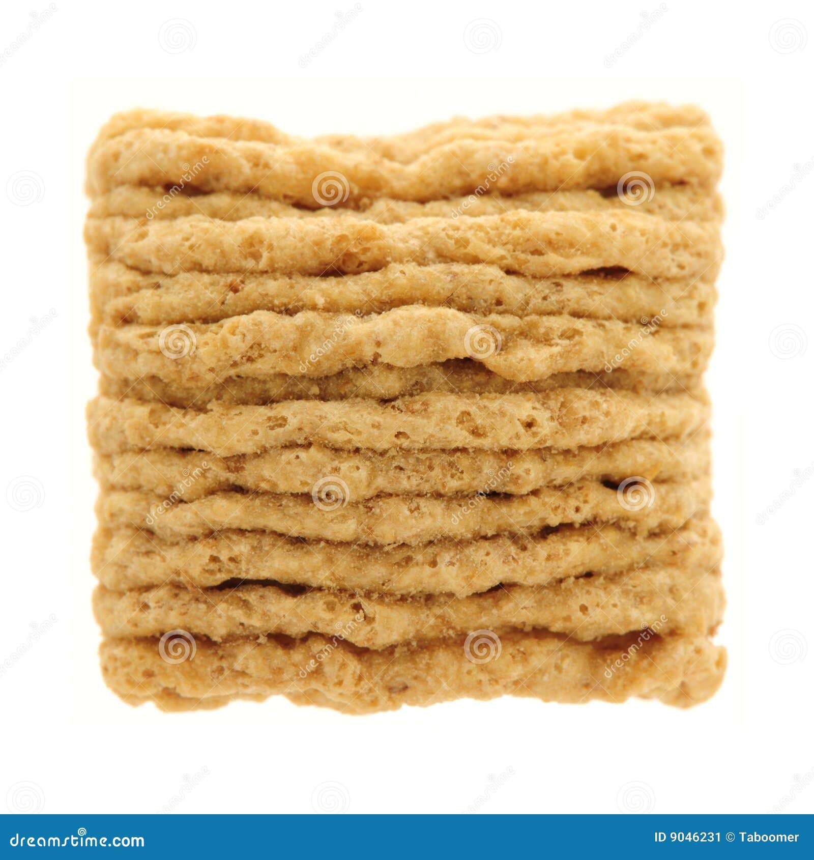 Cereal Square Close Up stock image. Image of dietary, brown - 9046231