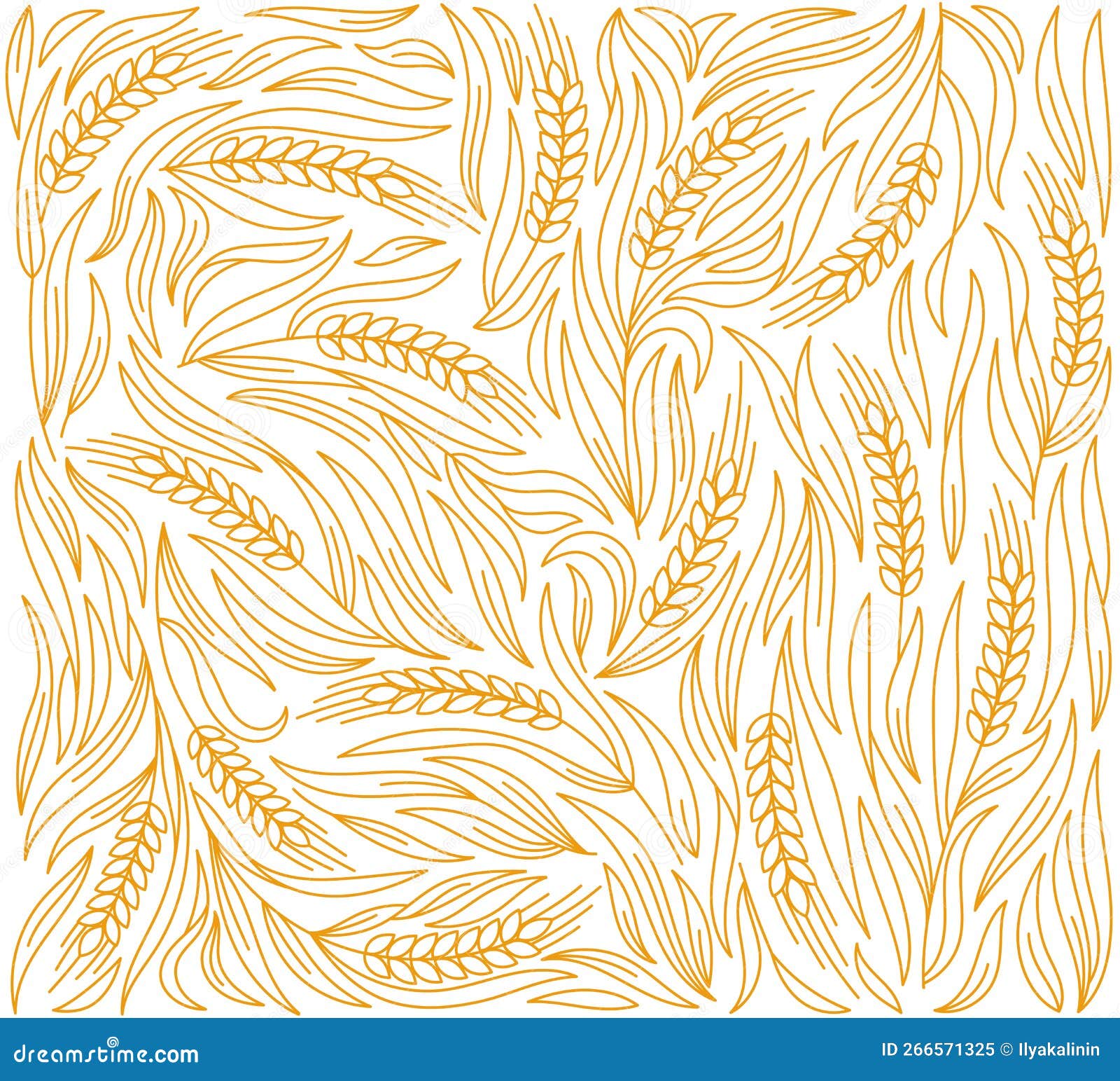 Wheat Straw Vector