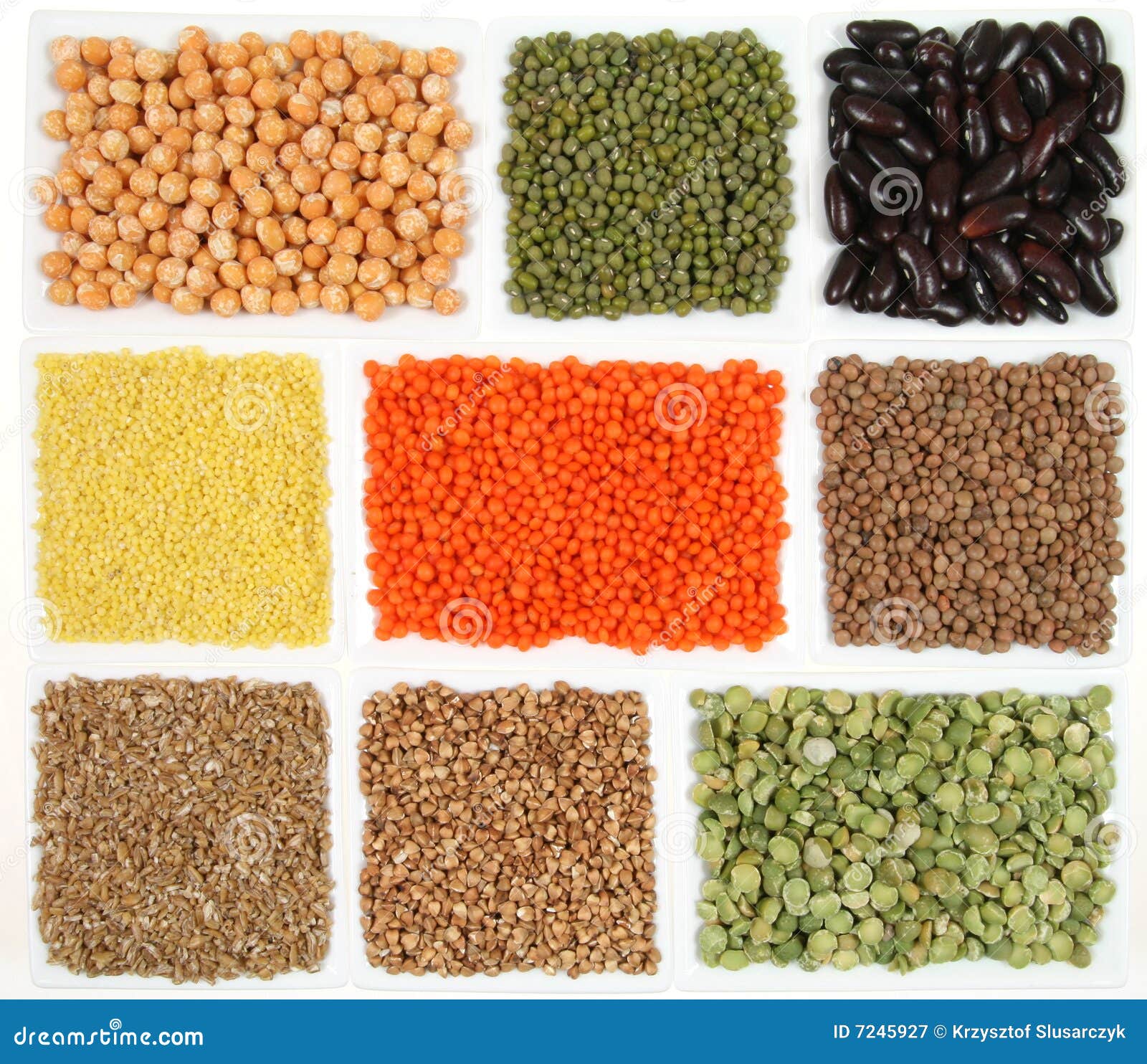 Cereals stock image. Image of colours, groats, sorting - 7245927