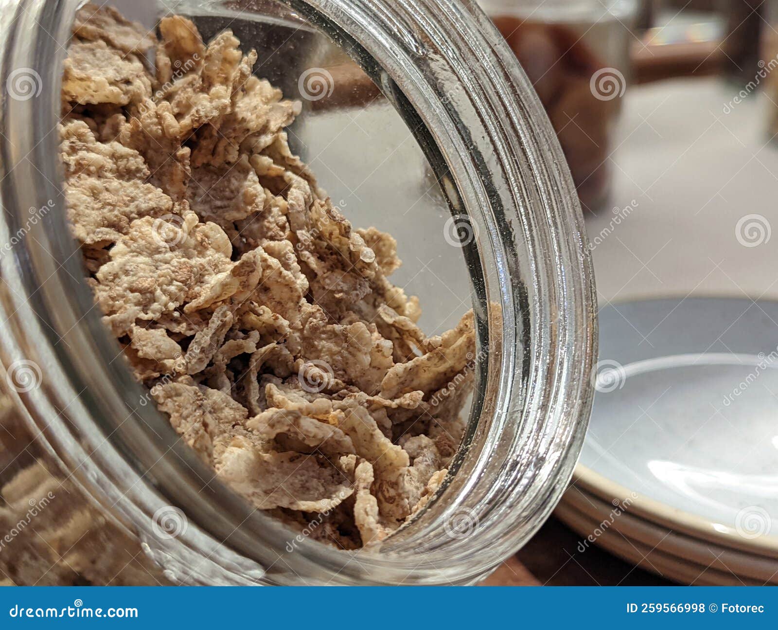 Cereals in Glass Bite for Hotel Buffet Stock Photo - Image of breakfast ...