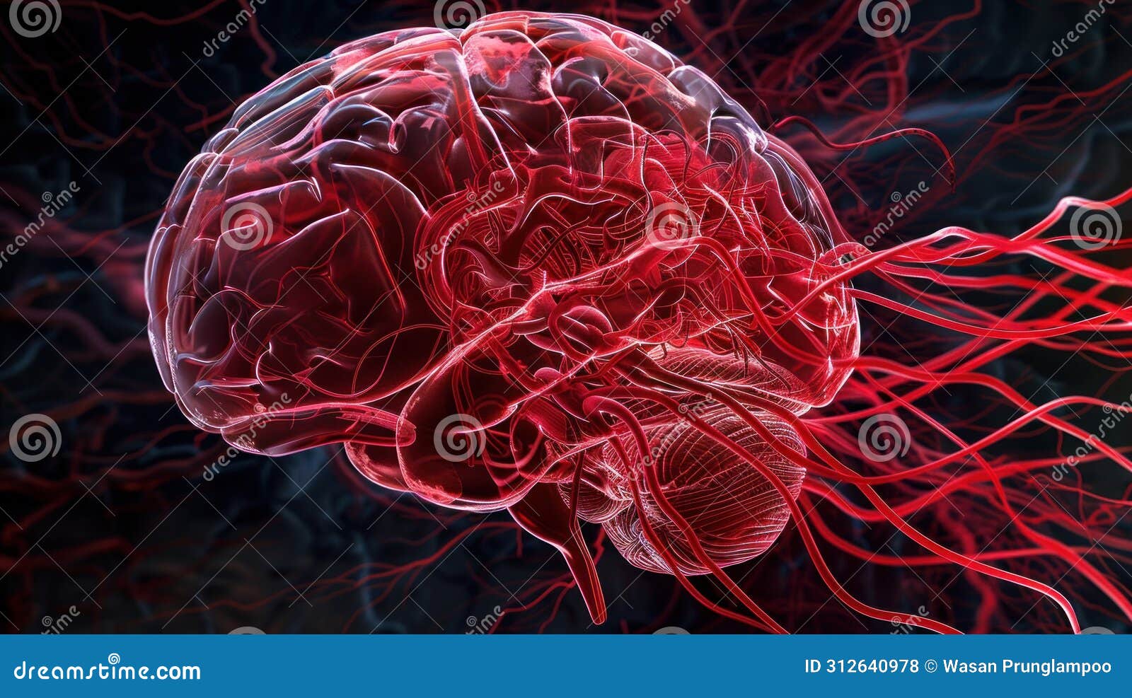 Cerebral Artery Pulse in the Brain, Dynamic Angle, Life in Motion ...