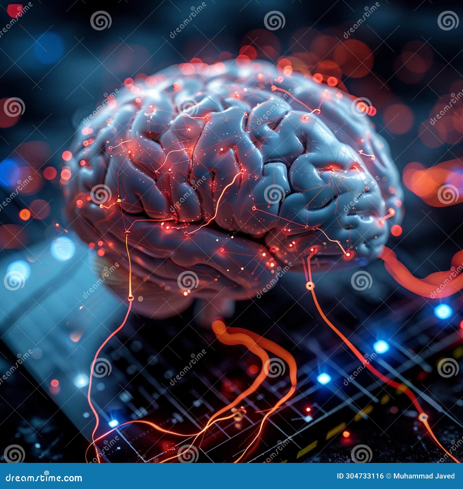 Cerebral Connectivity The Human Brain Integrated With Advanced Computer ...