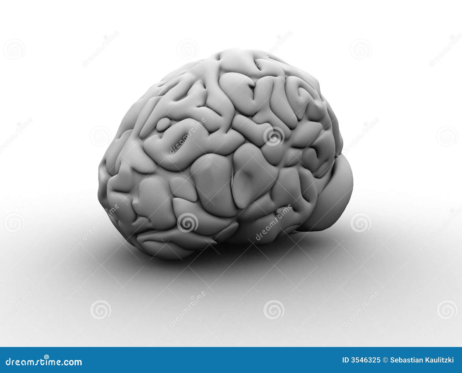 Cerebro gris stock de ilustración. Ilustración de piense - 3546325