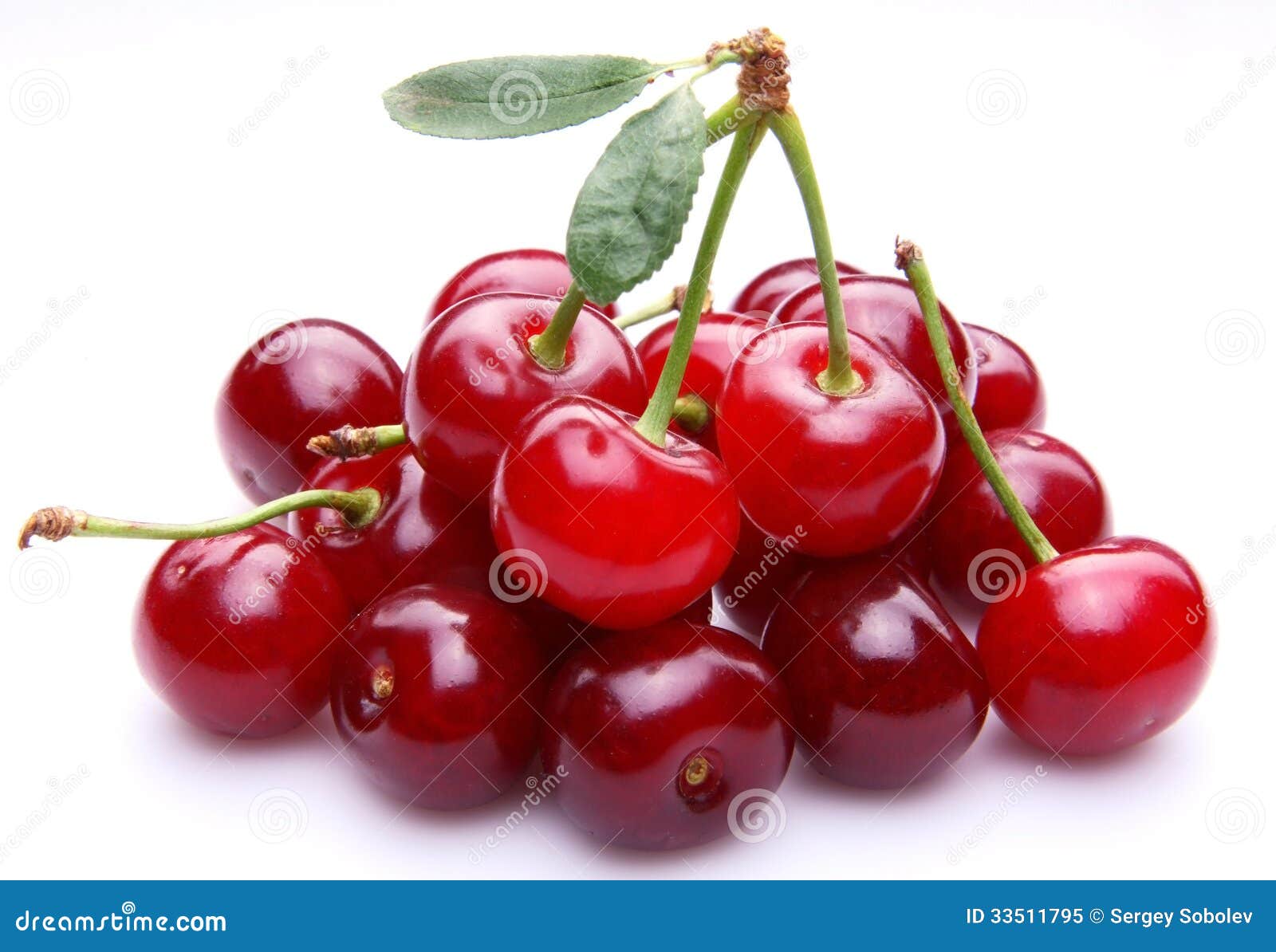 Cereja imagem de stock. Imagem de frescor, brilhante - 33511795